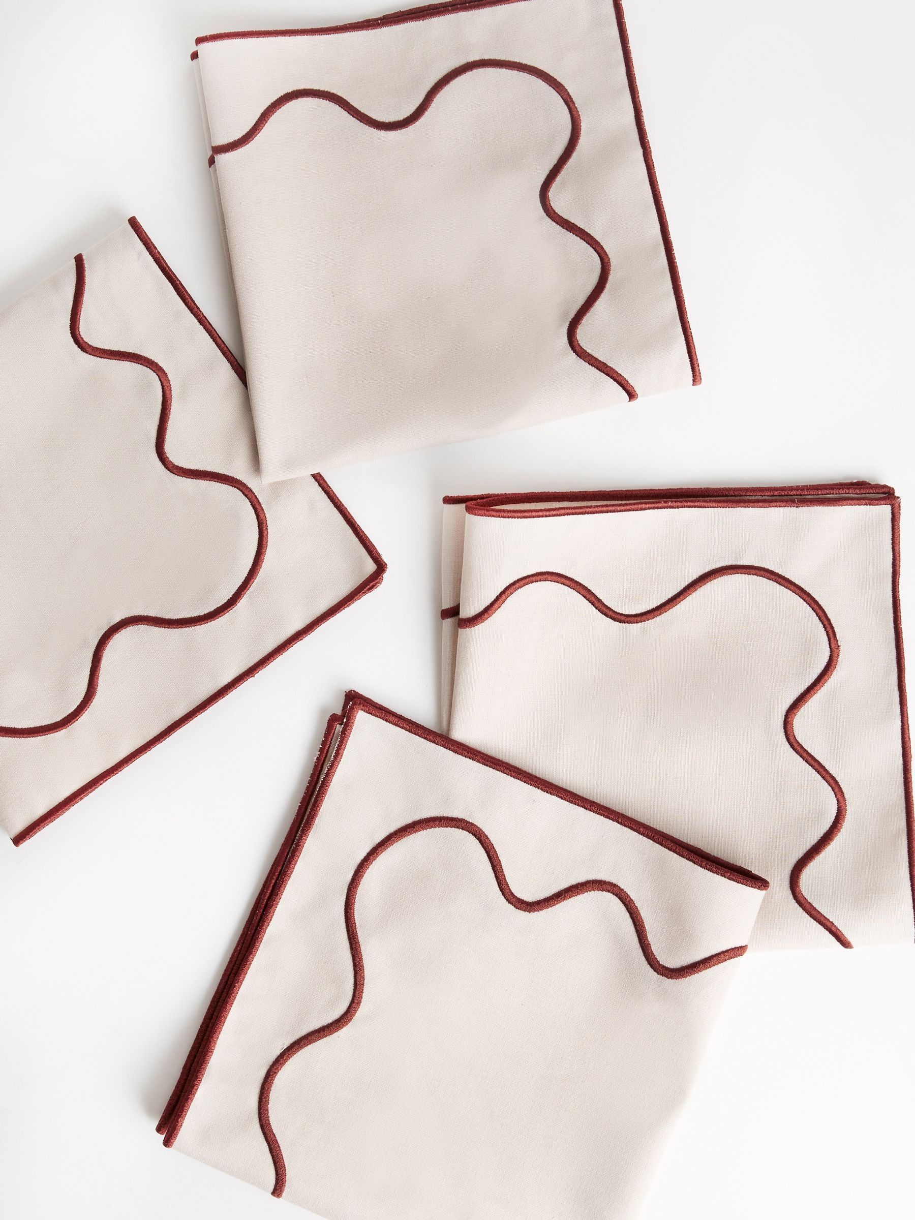 Buy Sixty3 Styled Set of 4 Dusty Rose Napkins from the Next UK online shop