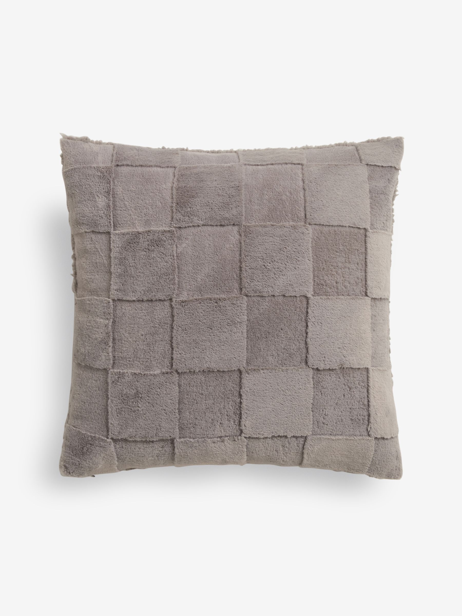 Buy Grey 59 x 59cm Jasper Checkerboard Cushion from the Next UK online shop