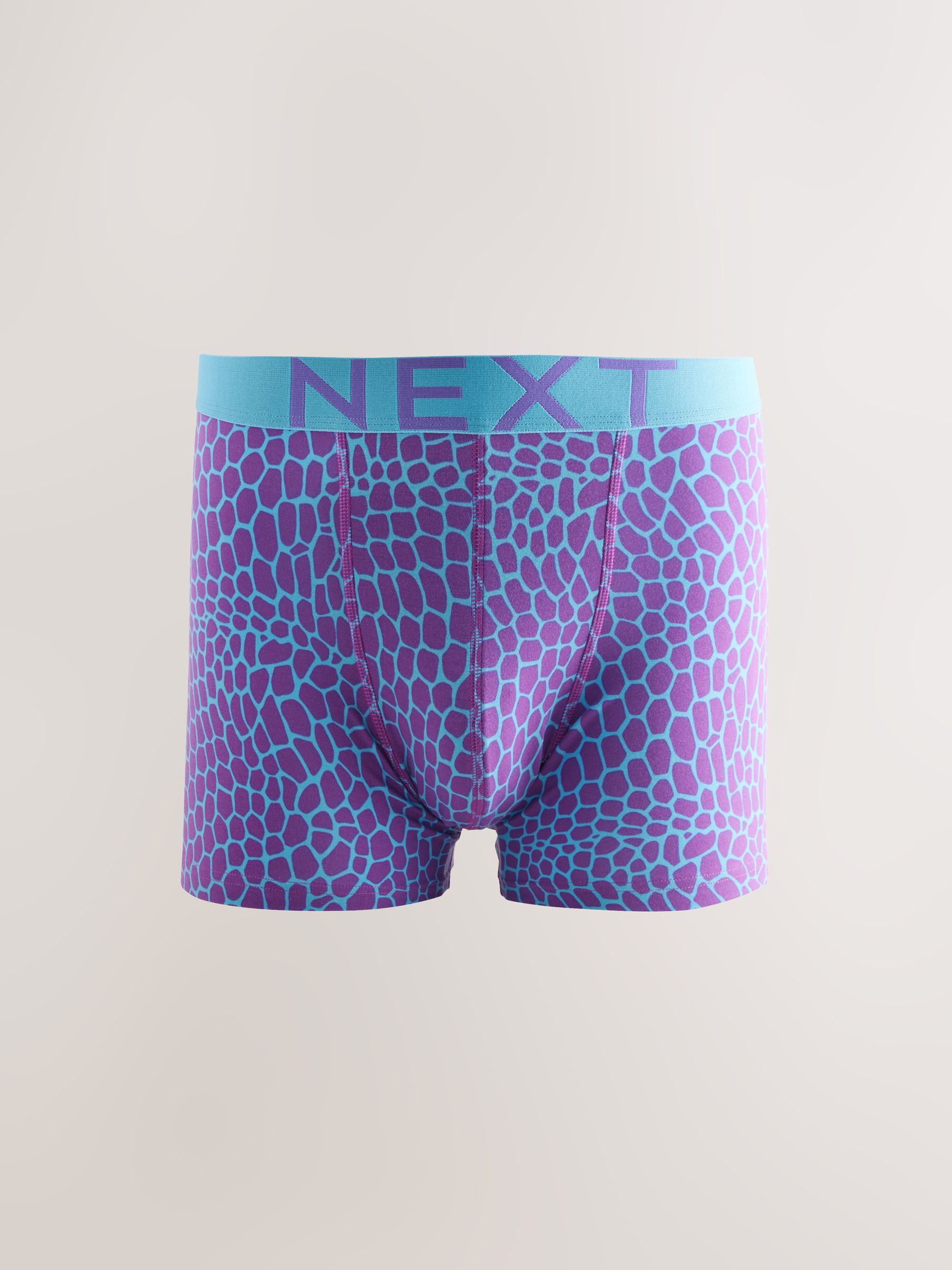 Buy Bright Blue/ Orange Animal Print 5 Pack Trunks Boxers from Next Cyprus