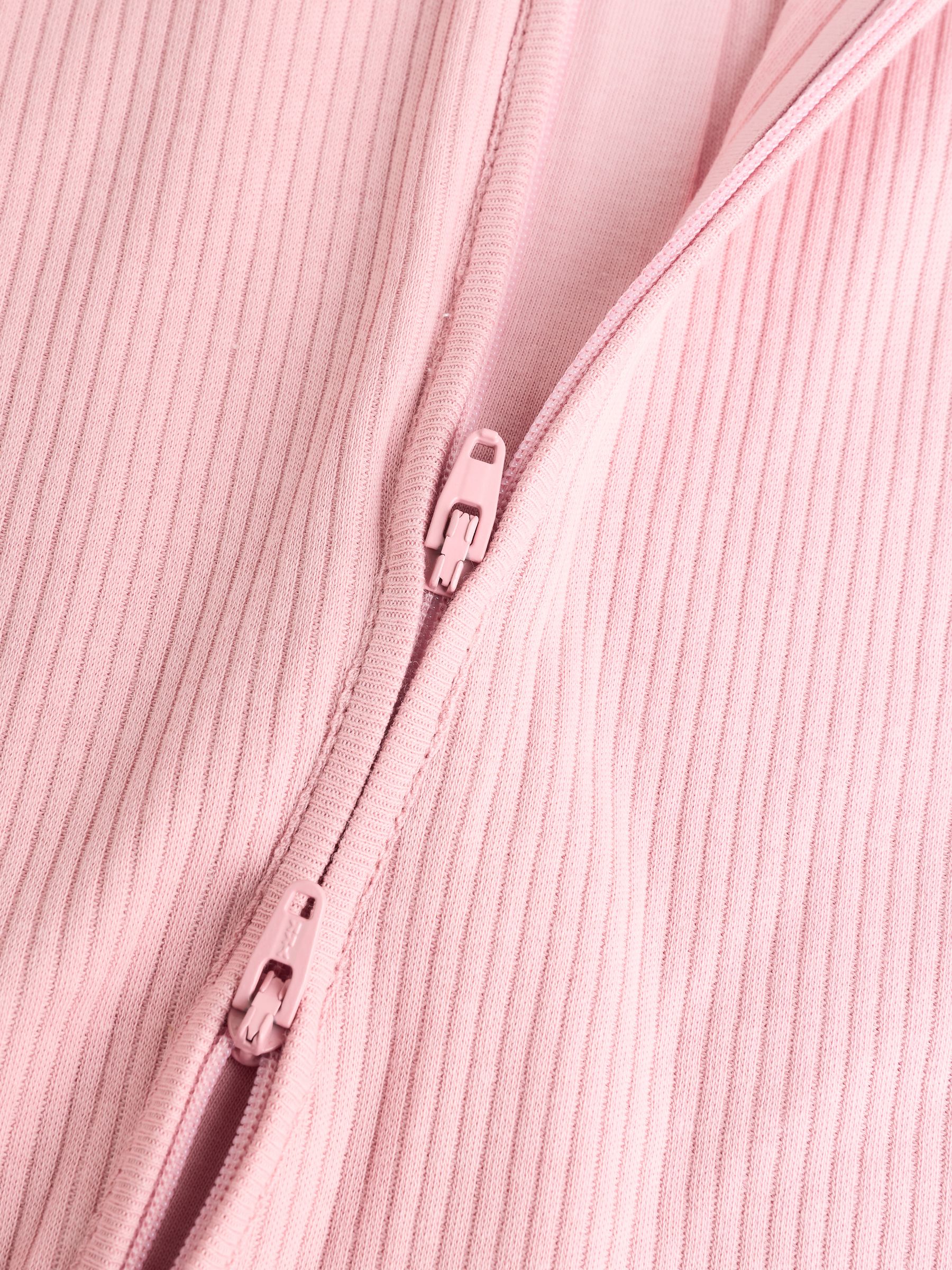 Buy Pink 5 Pack Two Way Zip Baby Sleepsuits (0-2yrs) from the Next UK ...