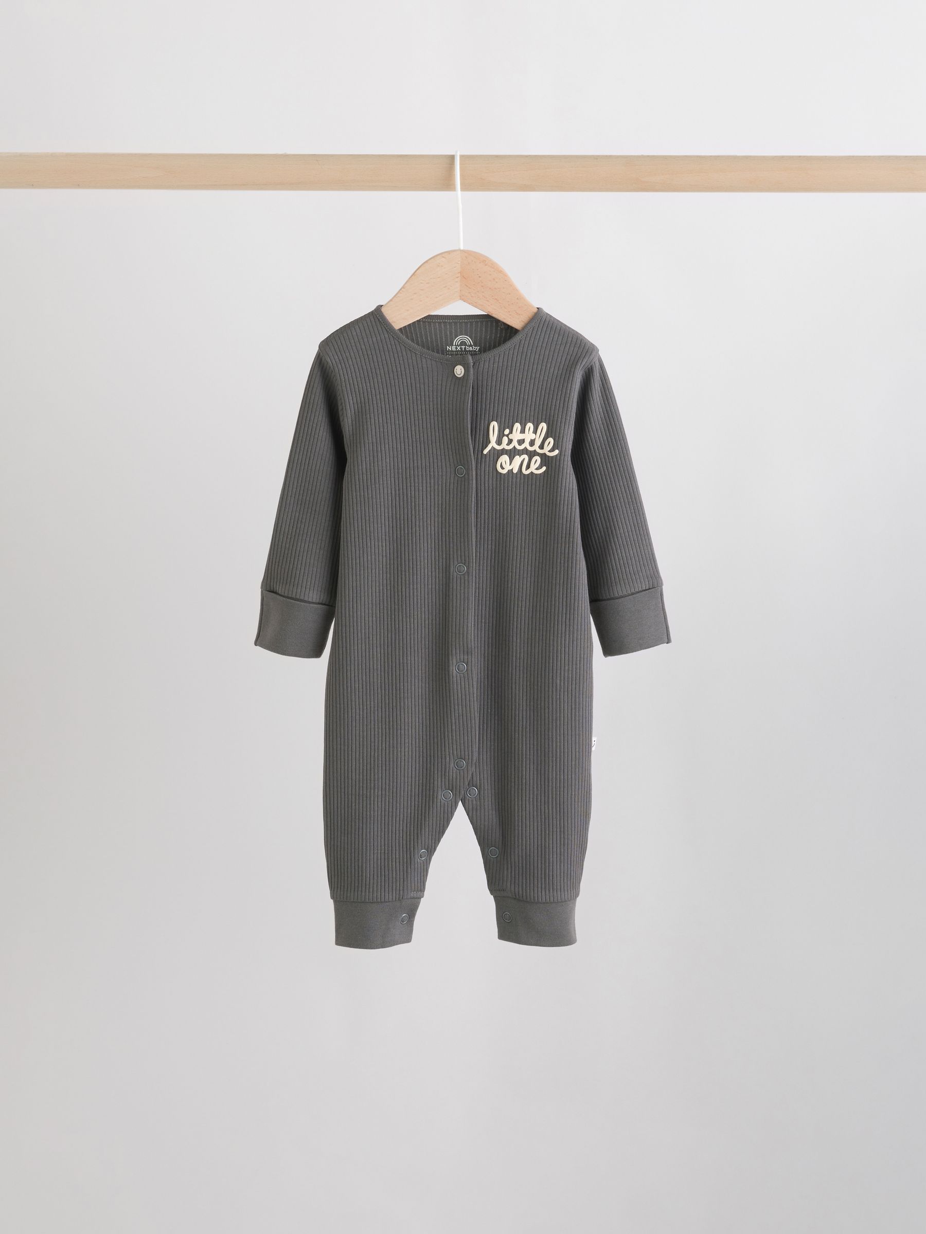Buy Monochrome Baby Sleepsuits 4 Pack (0mths-3yrs) from the Next UK ...