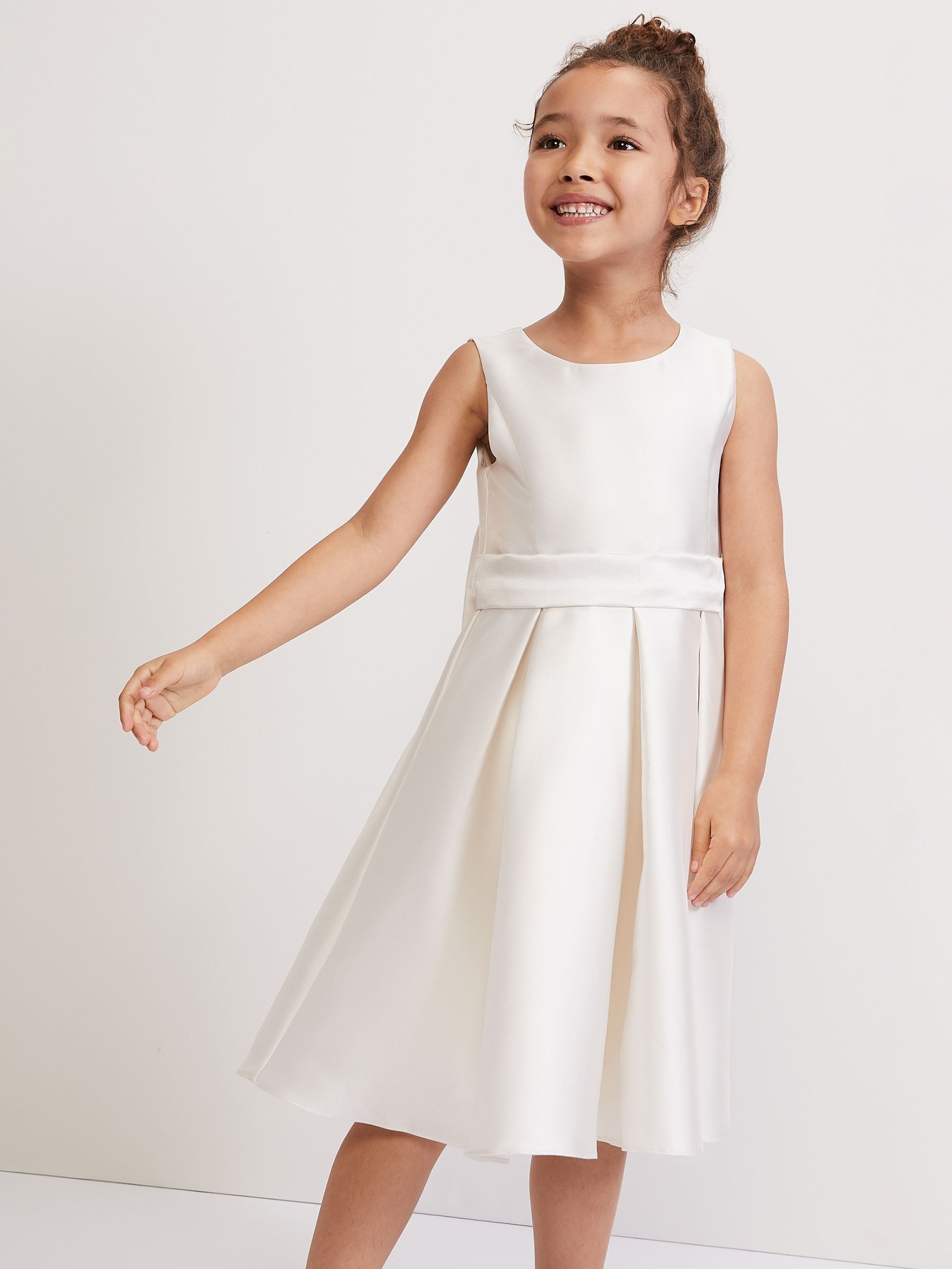 Buy Phase Eight White Melody Ivory Satin Dress from the Next UK online shop