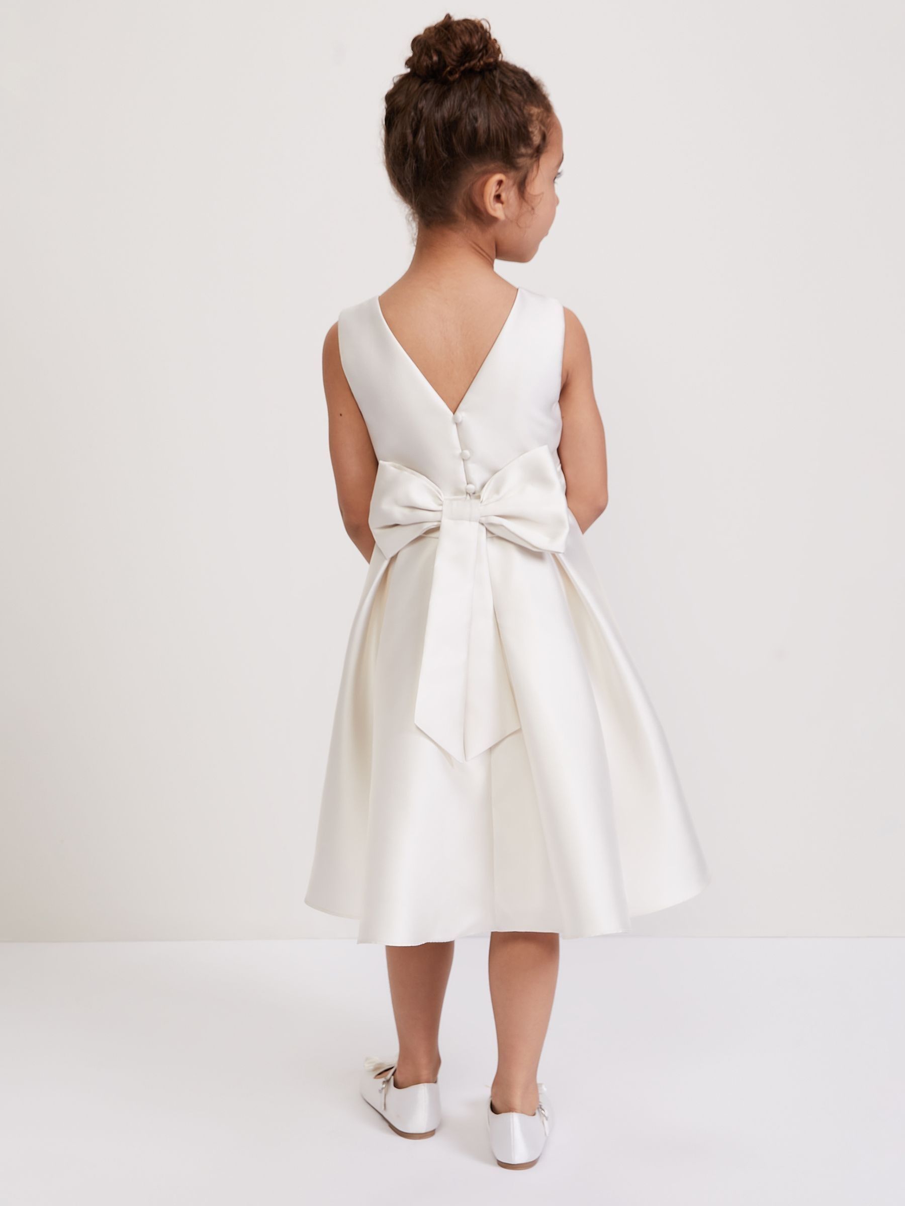 Buy Phase Eight White Melody Ivory Satin Dress from the Next UK online shop