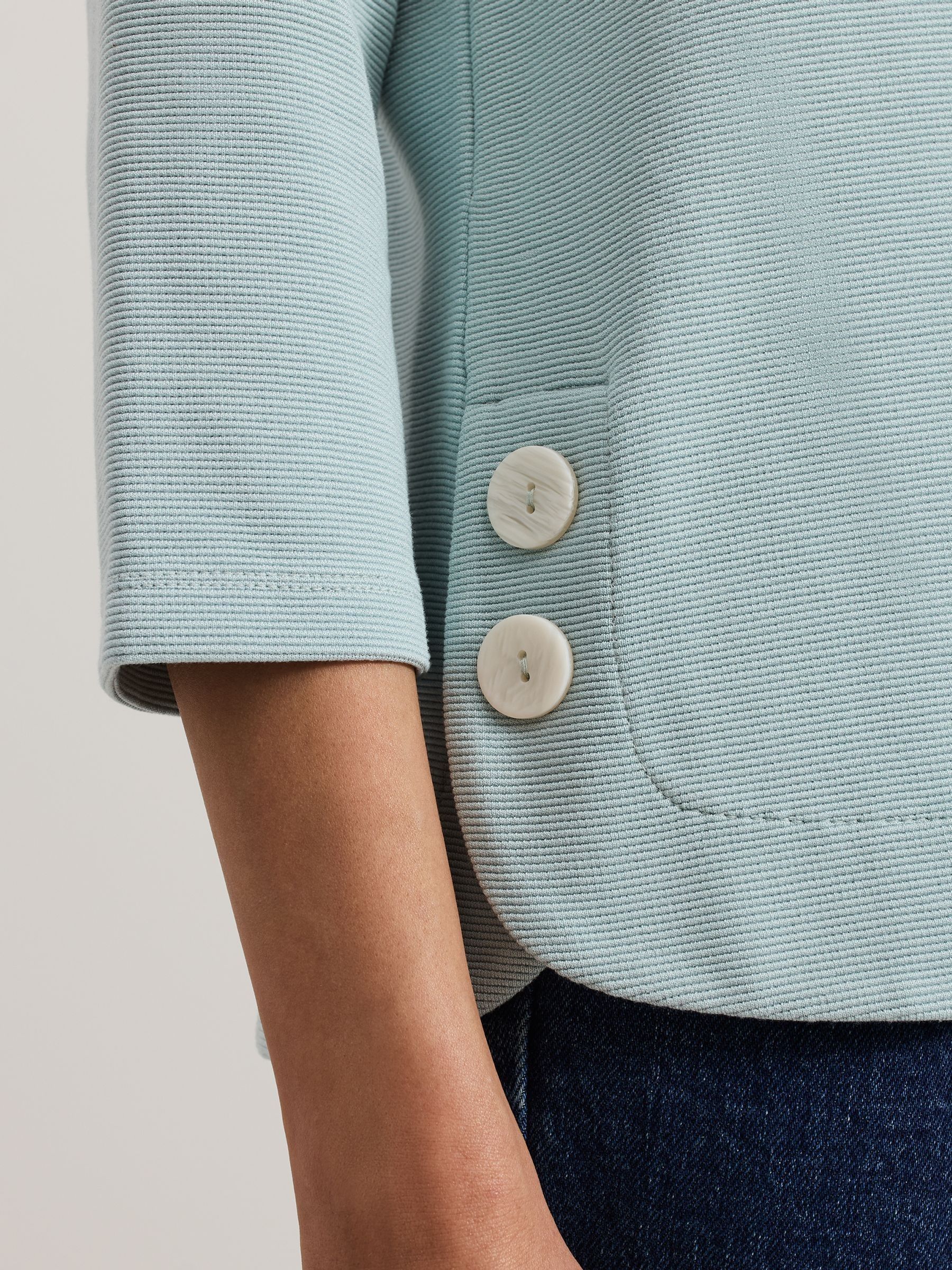 Buy Phase Eight Blue Remy Textured Cowl Neck Top from the Next UK ...