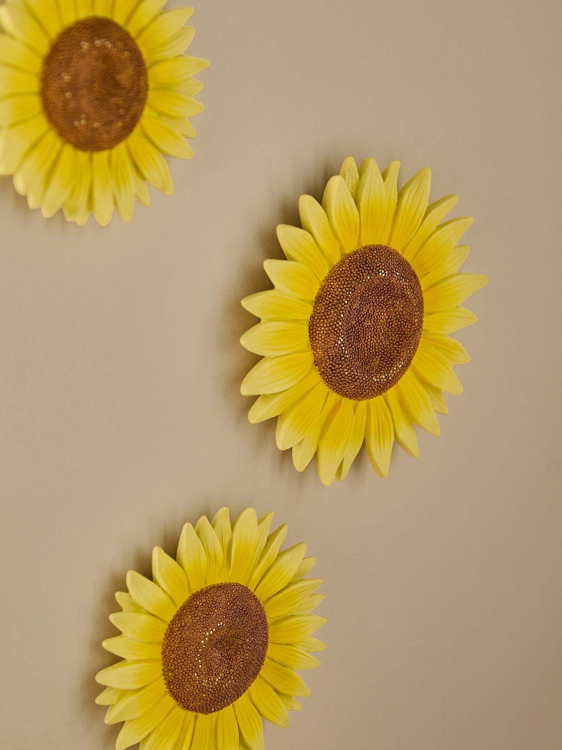 Buy Set of 3 Yellow Sunflowers Wall Plaques from the Next UK online shop