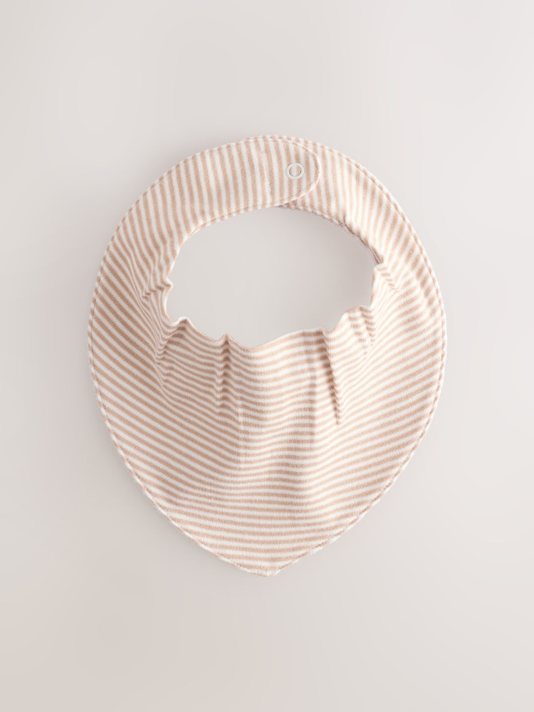 Buy Neutral Baby Dribble Bibs 5 Pack from Next Australia