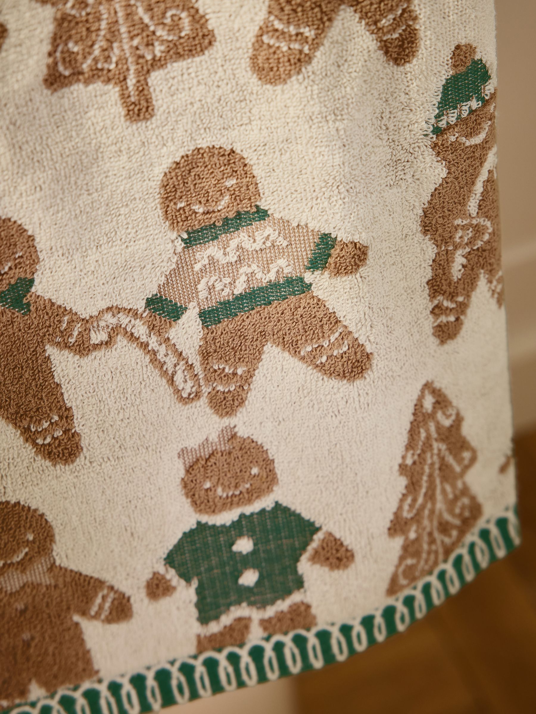 Buy Natural Christmas Gingerbread Towels from Next Australia