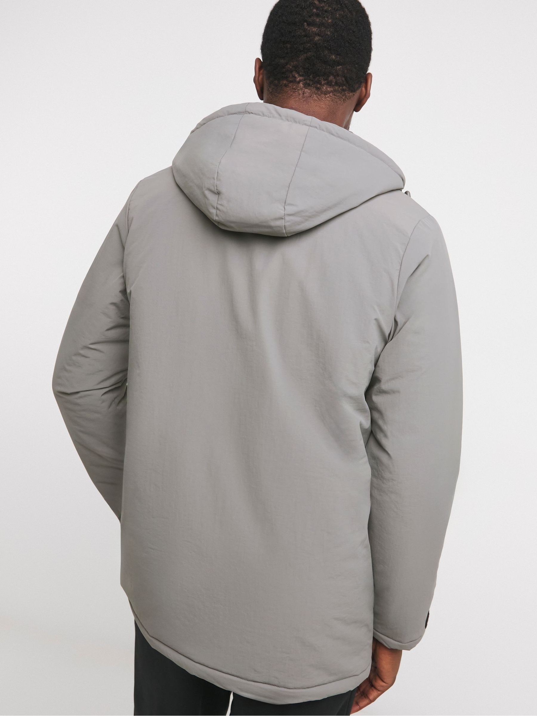 Buy Snowdonia Grey Showerproof Padded Hooded Jacket from the Next UK ...