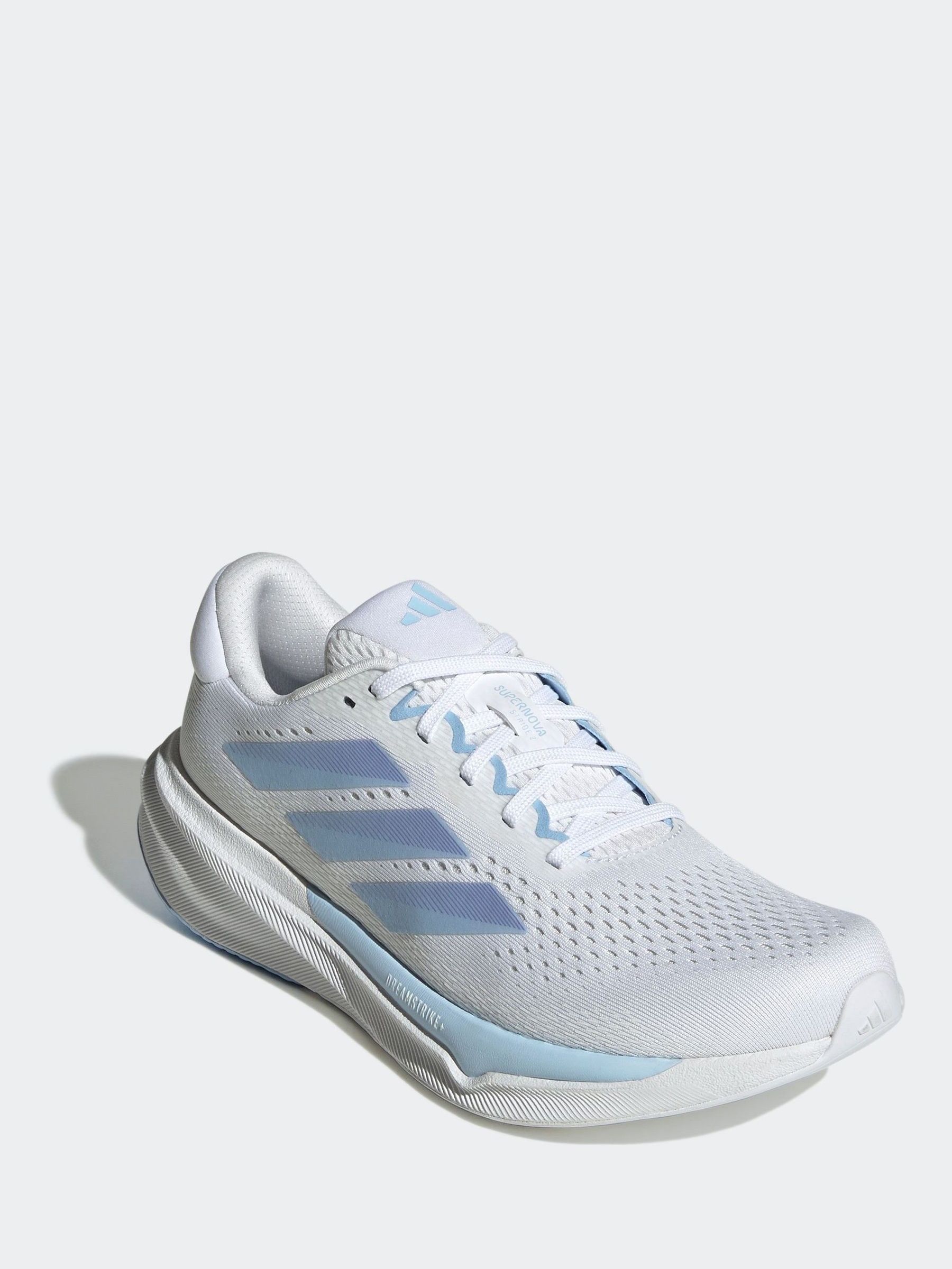 Buy adidas White/Blue Supernova Stride 2 Trainers from the Next UK online shop