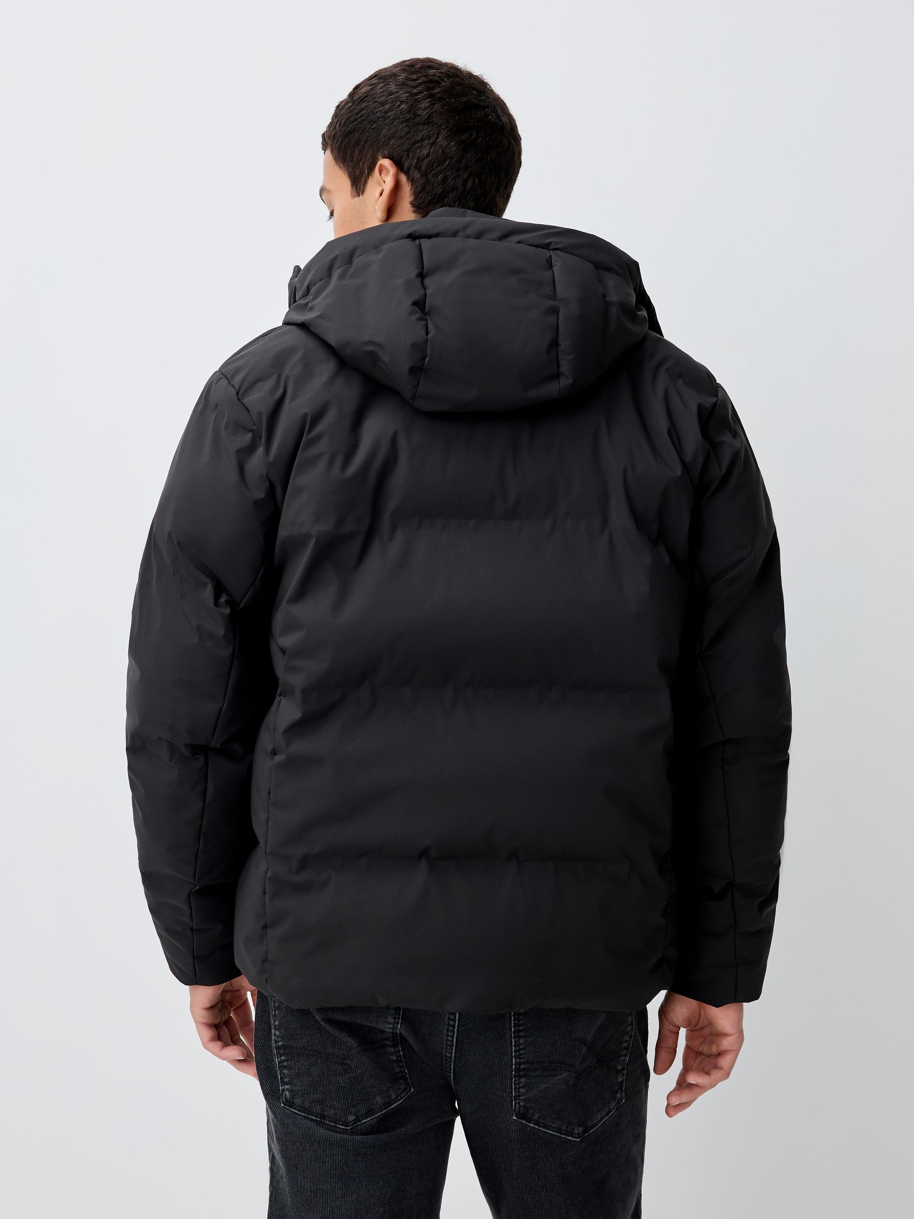 Buy Black ThermoGen Shower Resistant Puffer Jacket from the Next UK ...