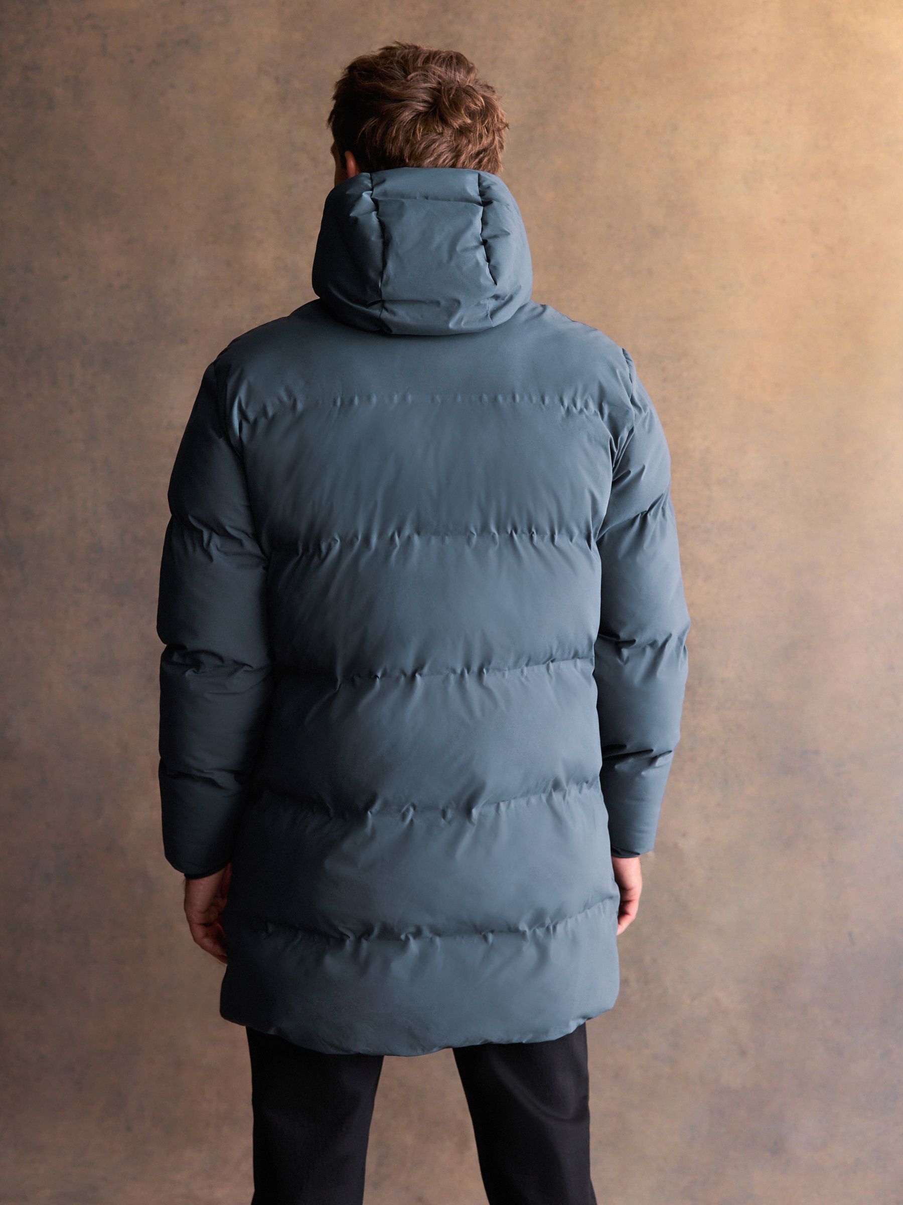 Buy Blue ThermoGen Shower Resistant Puffer Jacket from Next Australia