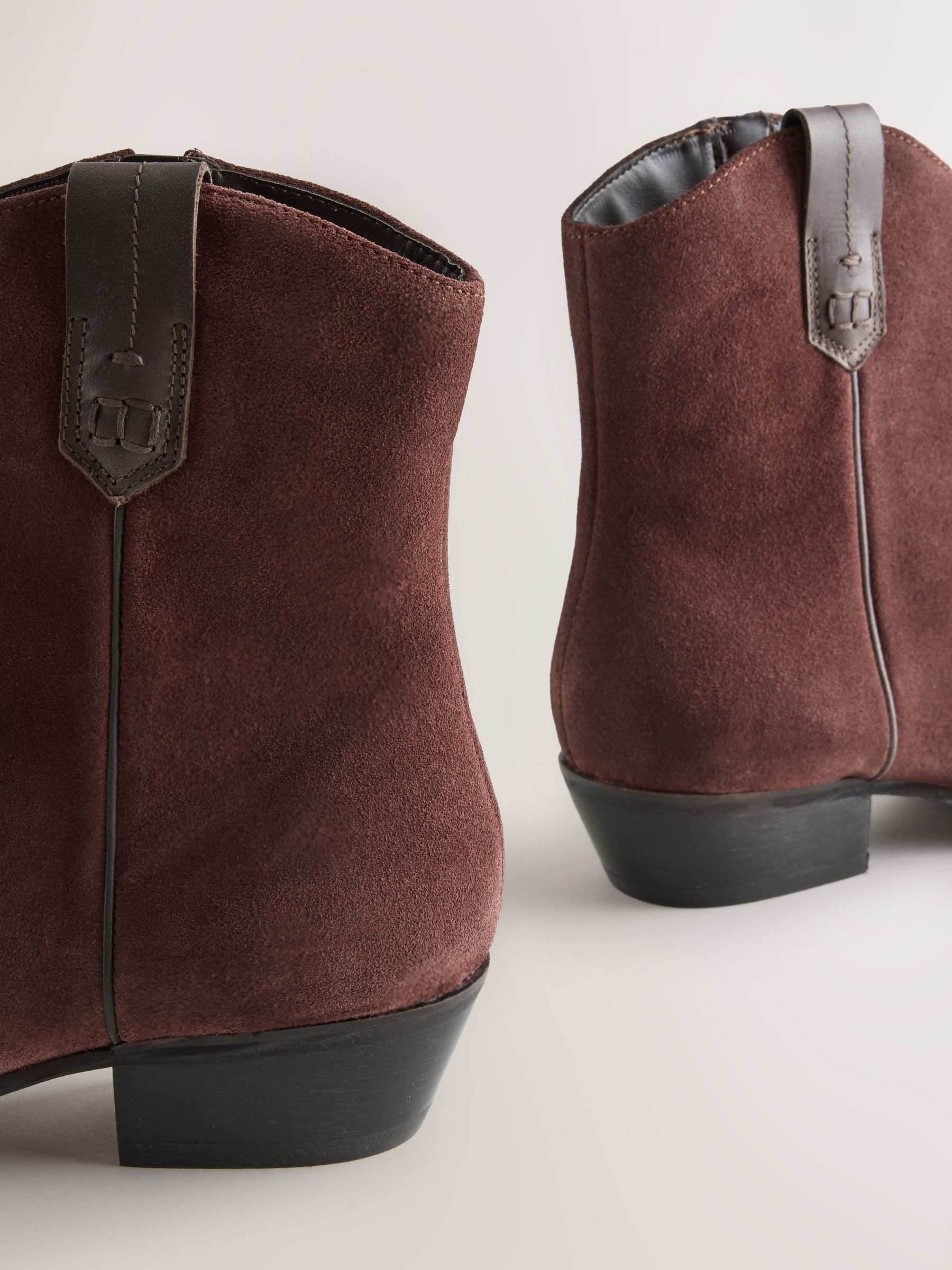 Buy Burgundy Red Forever Comfort® Vintage Style Western Ankle Boots ...