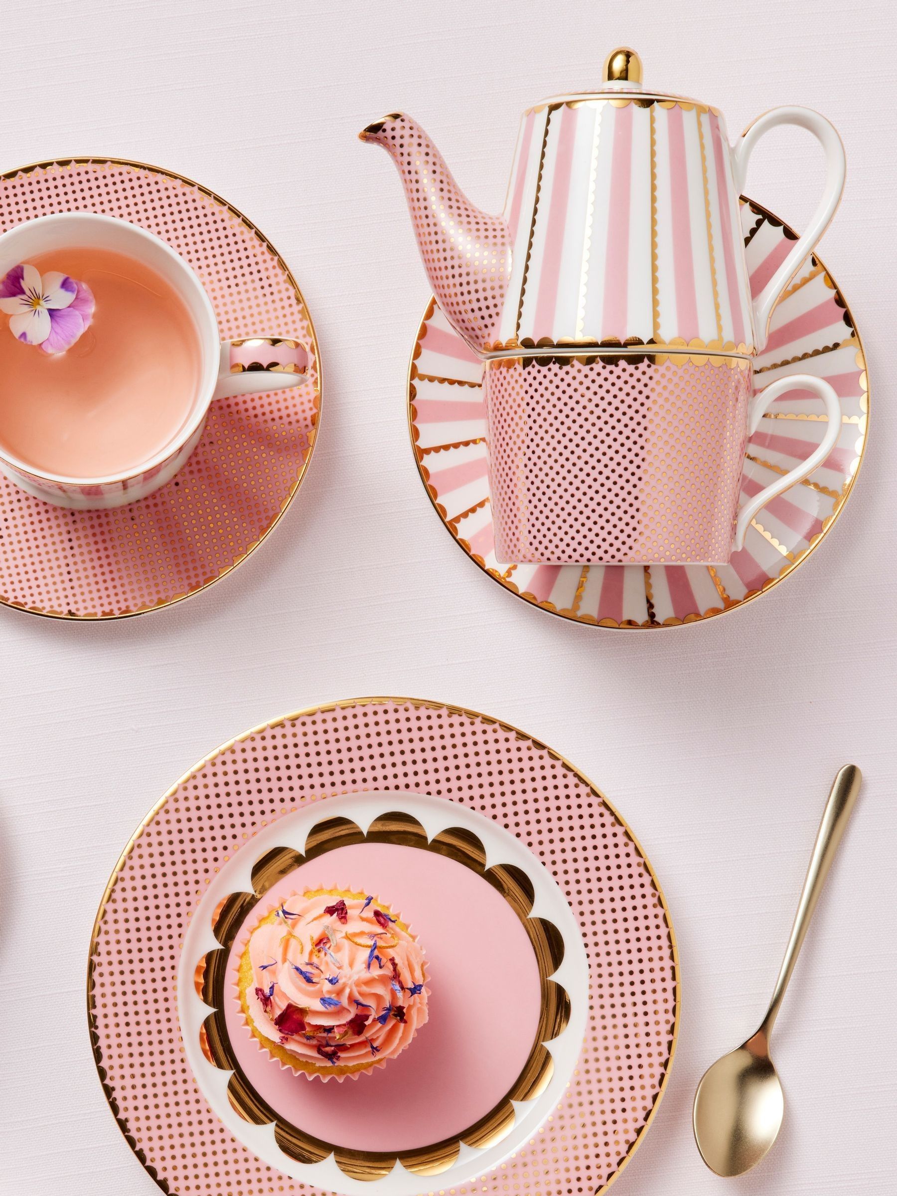 Buy Maxwell & Williams Pink Teas and C's Regency Tea for One Set from ...