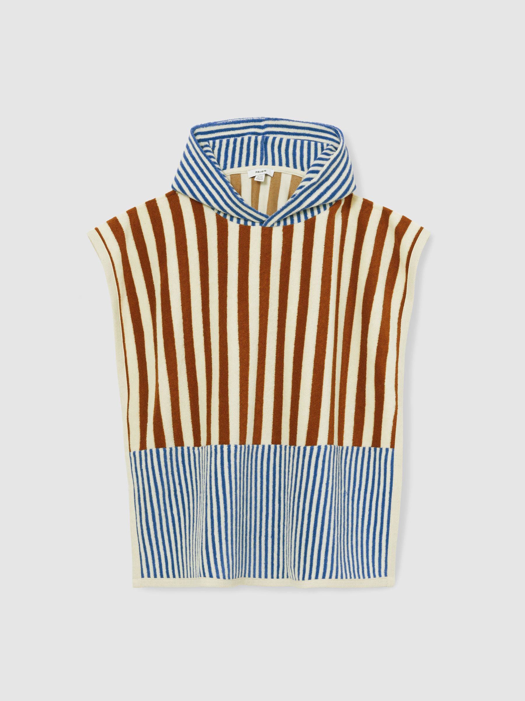 Buy Reiss Multi Ray 9-13 yrs Towelling Stripe Hooded Cape from the Next ...