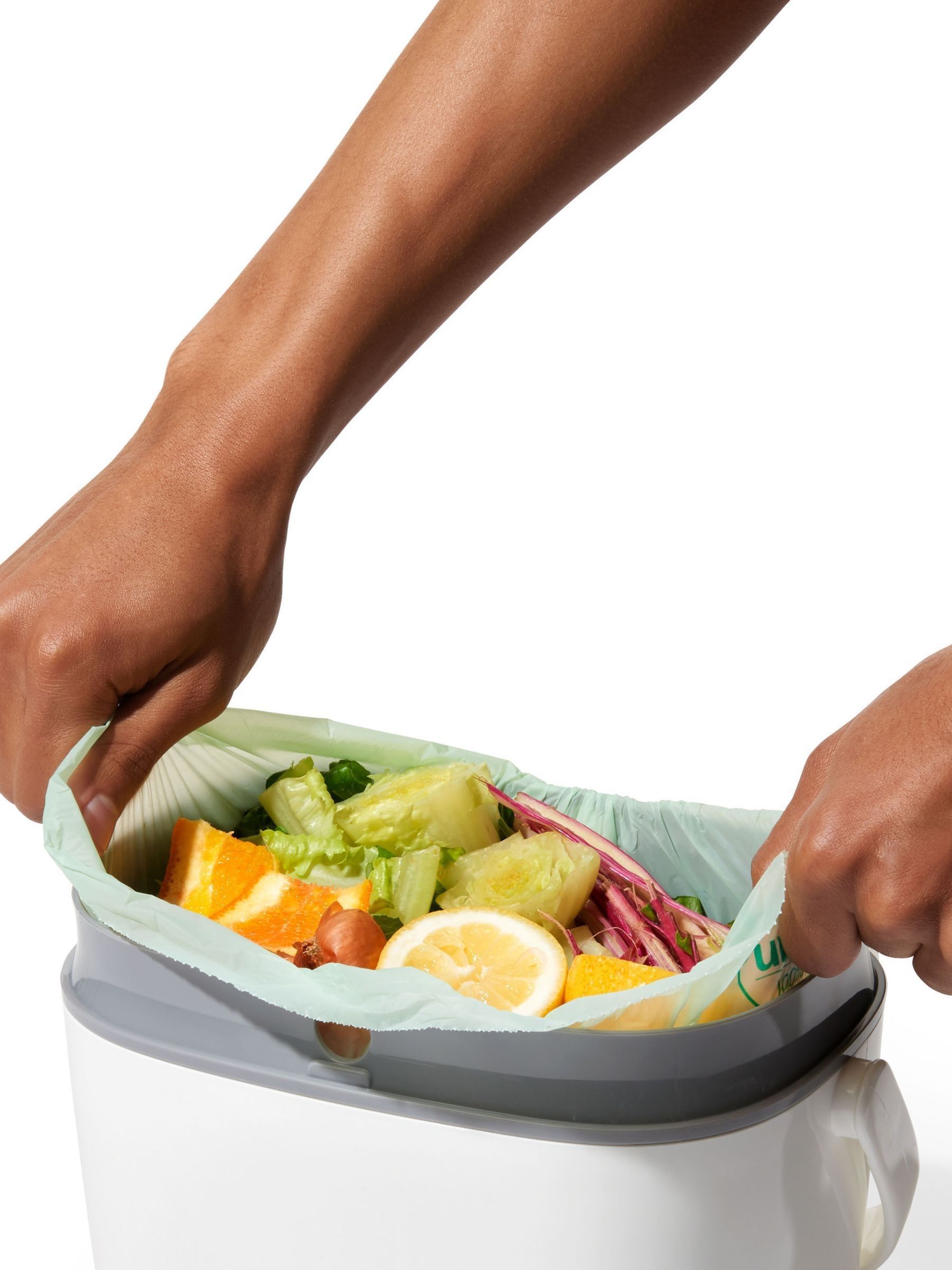 Buy Oxo Silver Large Good Grips Easy Clean Compost Bin Bin from the ...
