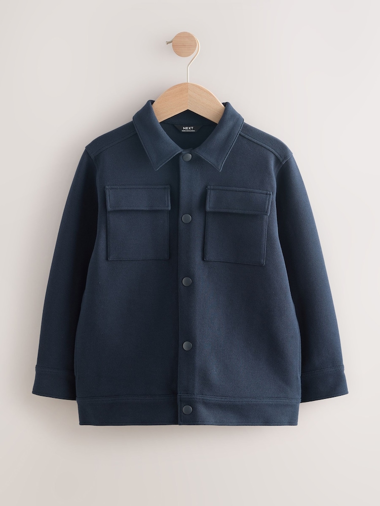 Buy Navy Smart Shacket (3-16yrs) from Next USA