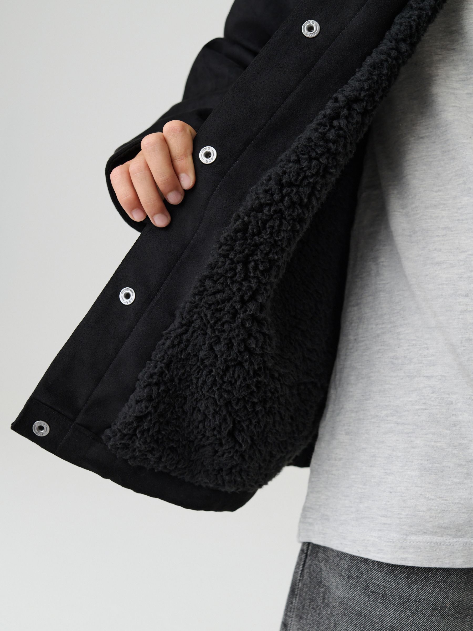 Buy Black Shacket (3-16yrs) from the Next UK online shop