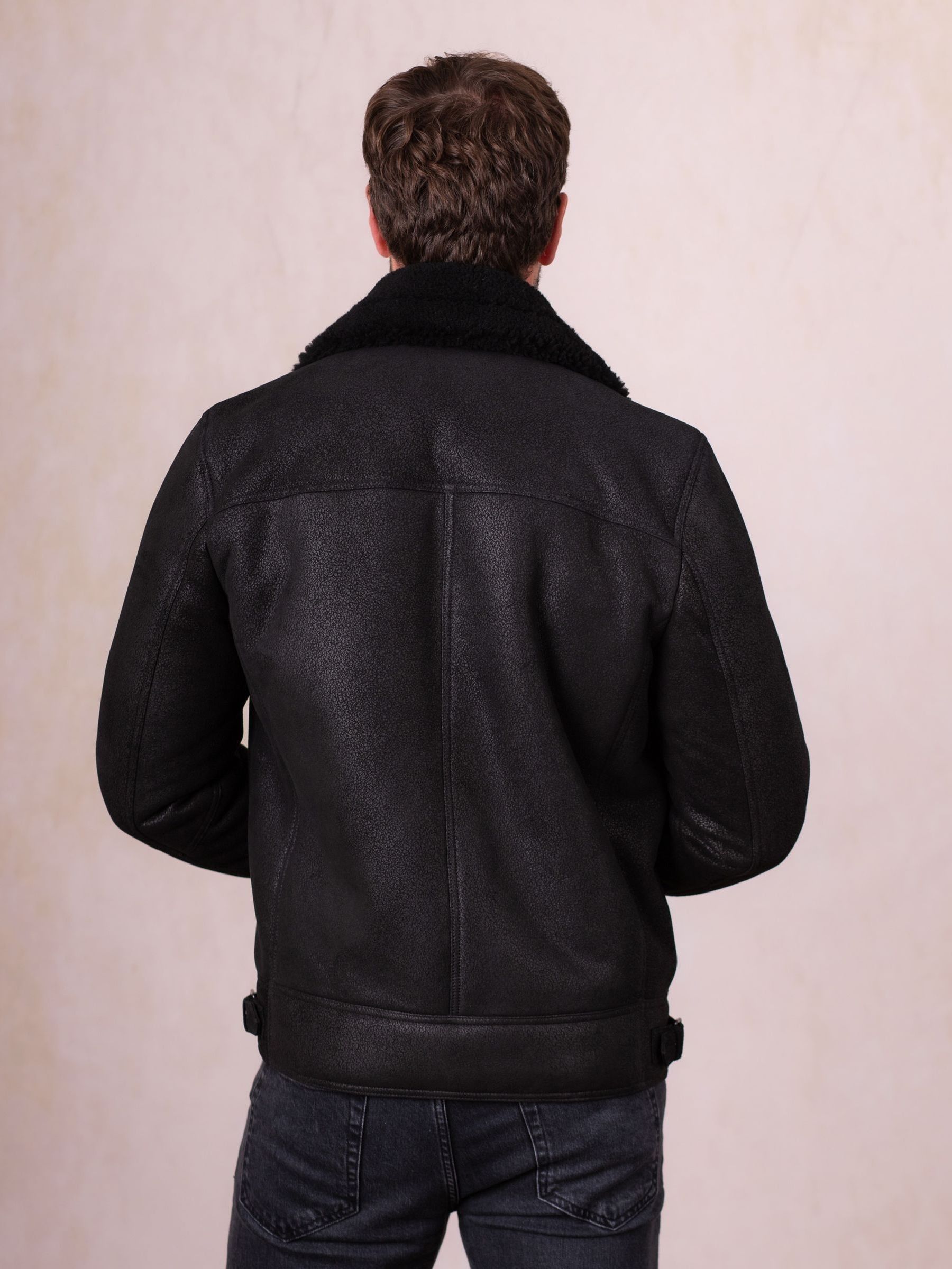 Buy Lakeland Leather Black Harrier Flying Jacket from the Next UK ...