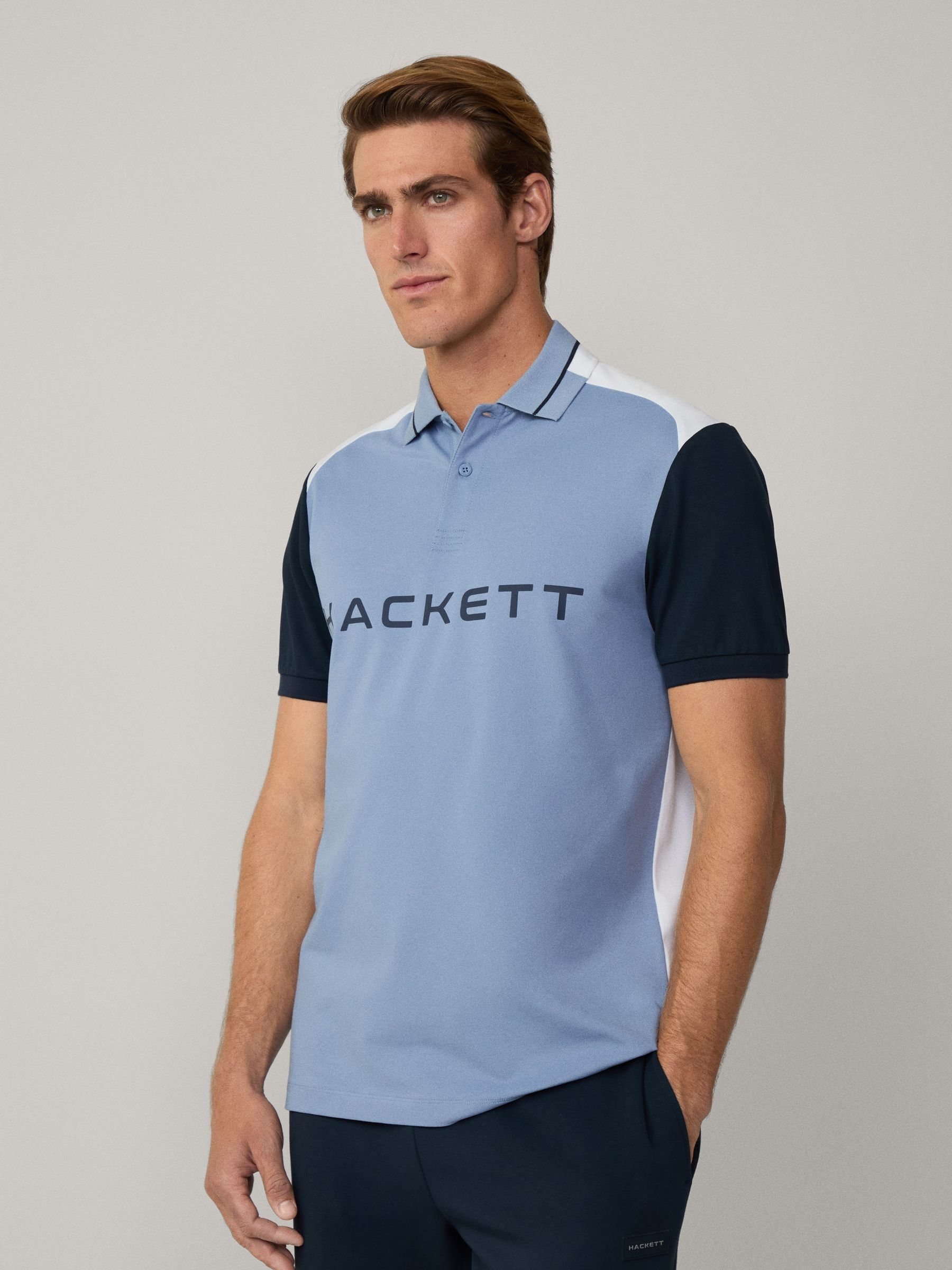 Buy Hackett Classic Fit Sport Stretch Piqué Polo from the Next UK ...