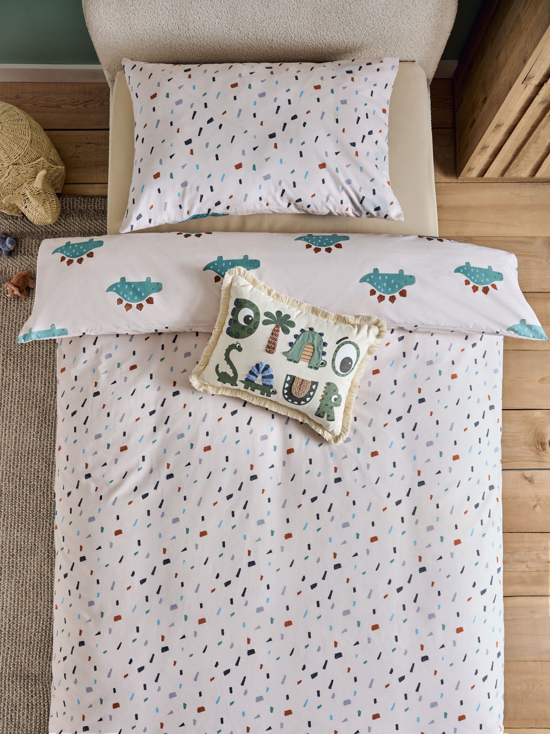 Buy Stampy Dino Duvet Cover and Pillowcase Set from the Next UK online shop