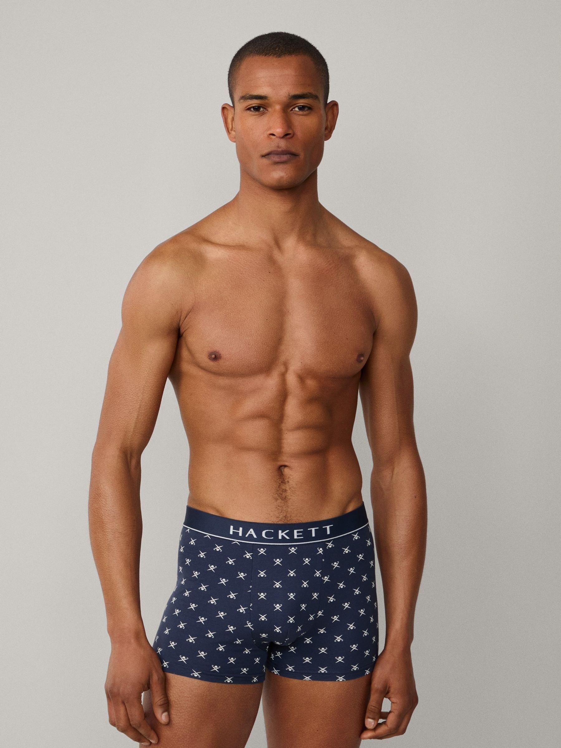 Buy Hackett Pack Of 3 Cotton Boxer Trunks from the Next UK online shop