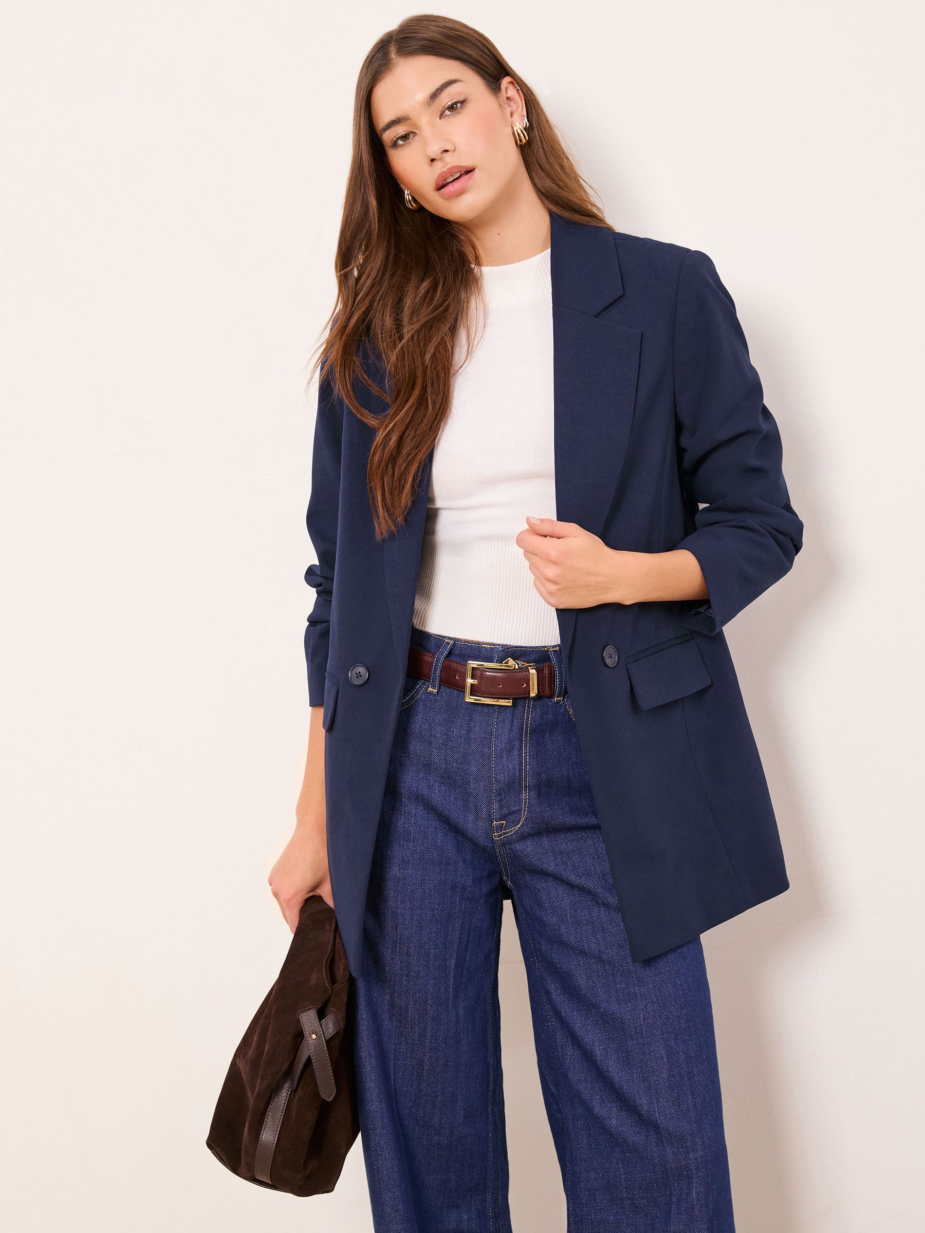 Buy Lipsy Navy Blue Relaxed Blazer from the Next UK online shop