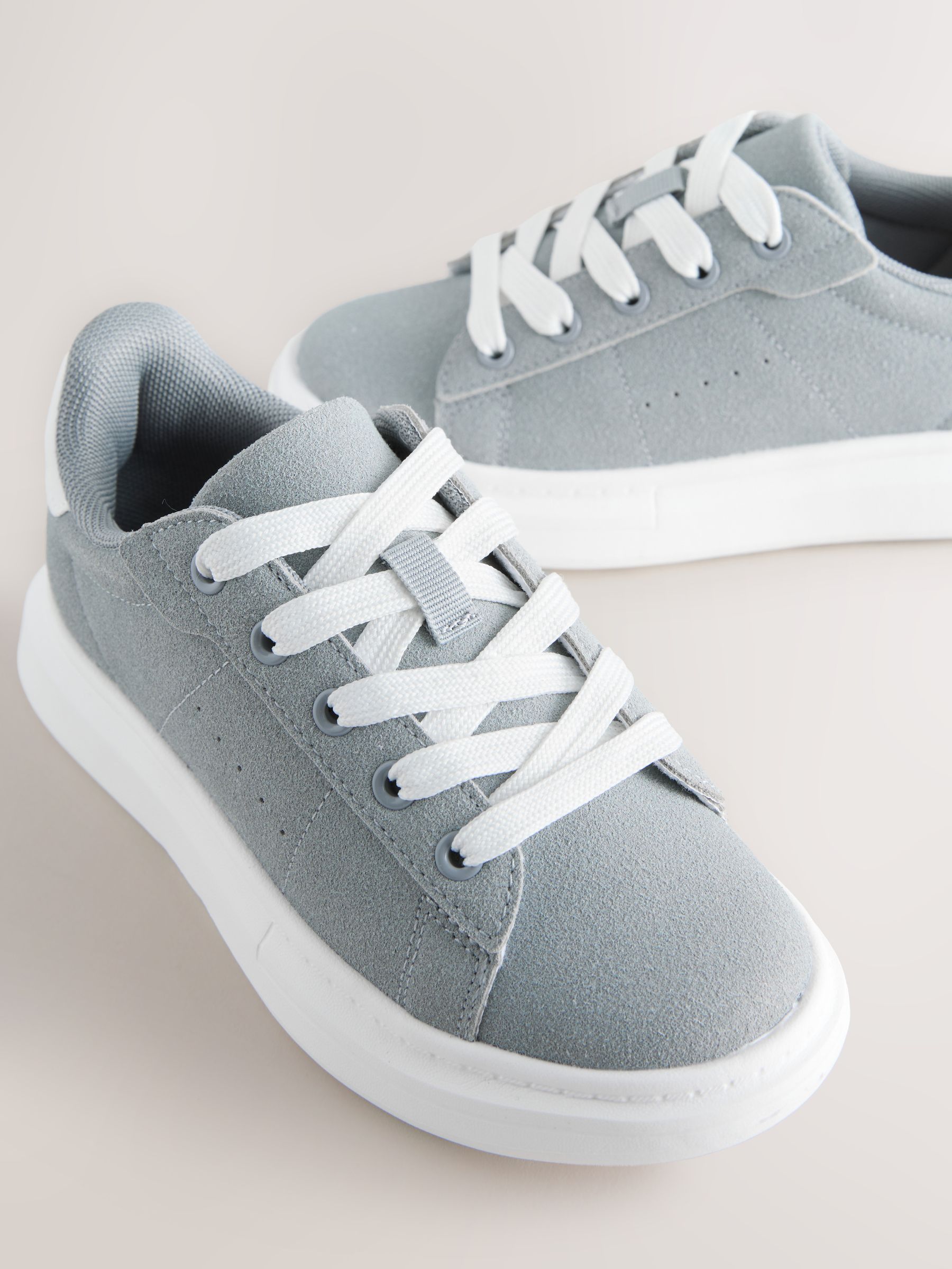 Buy Blue Lace Up Trainers from Next Ireland