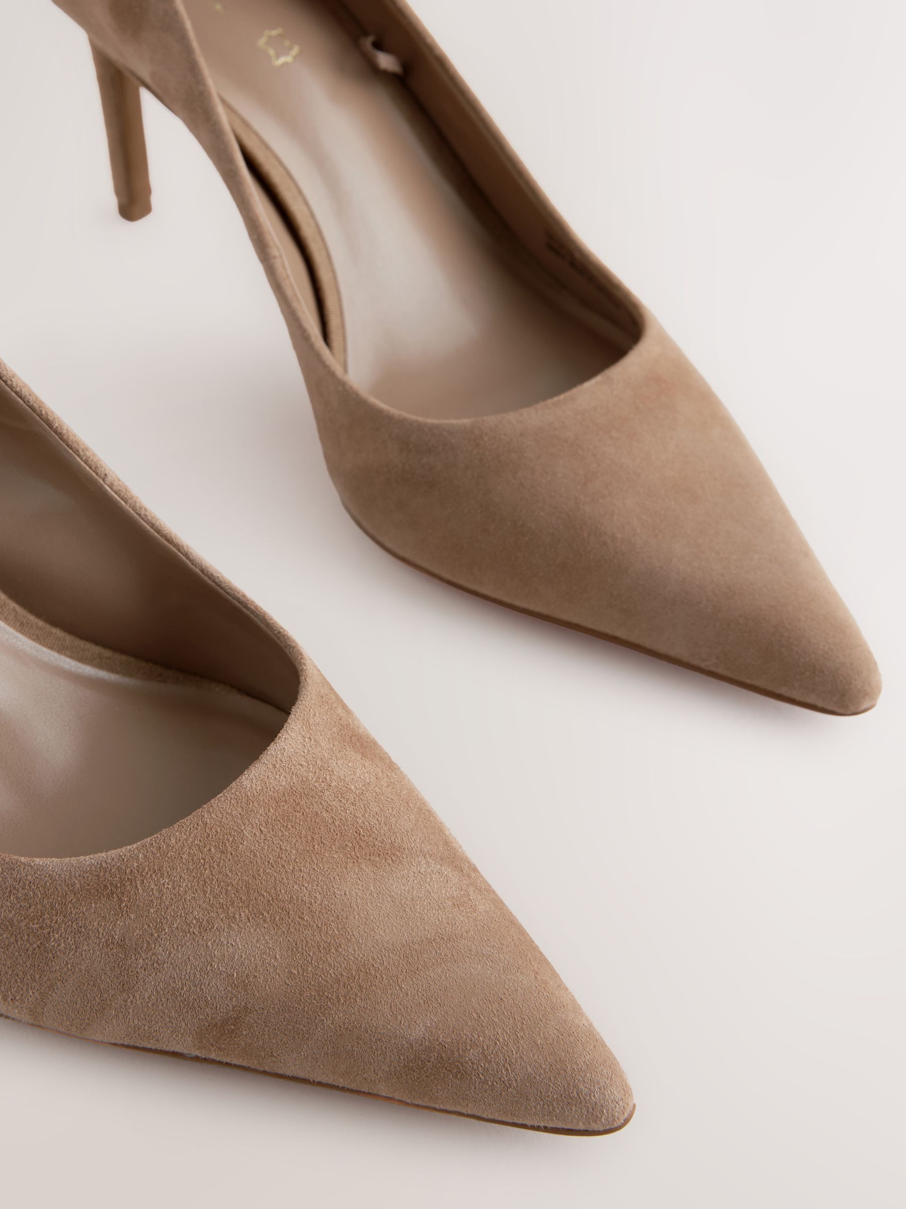 Buy Camel Suede Extra Wide Fit Mid Court Shoes from the Next UK online shop