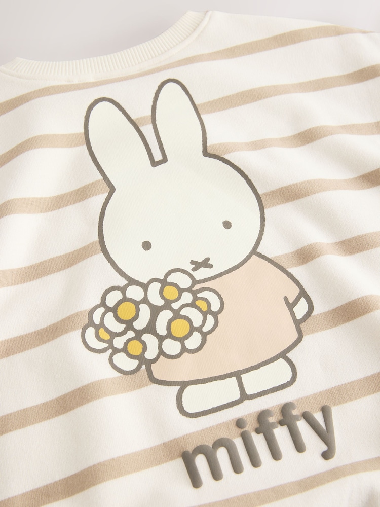Buy Cream Stripe Miffy Sweatshirt & Leggings Set (3mths-7yrs) from Next ...