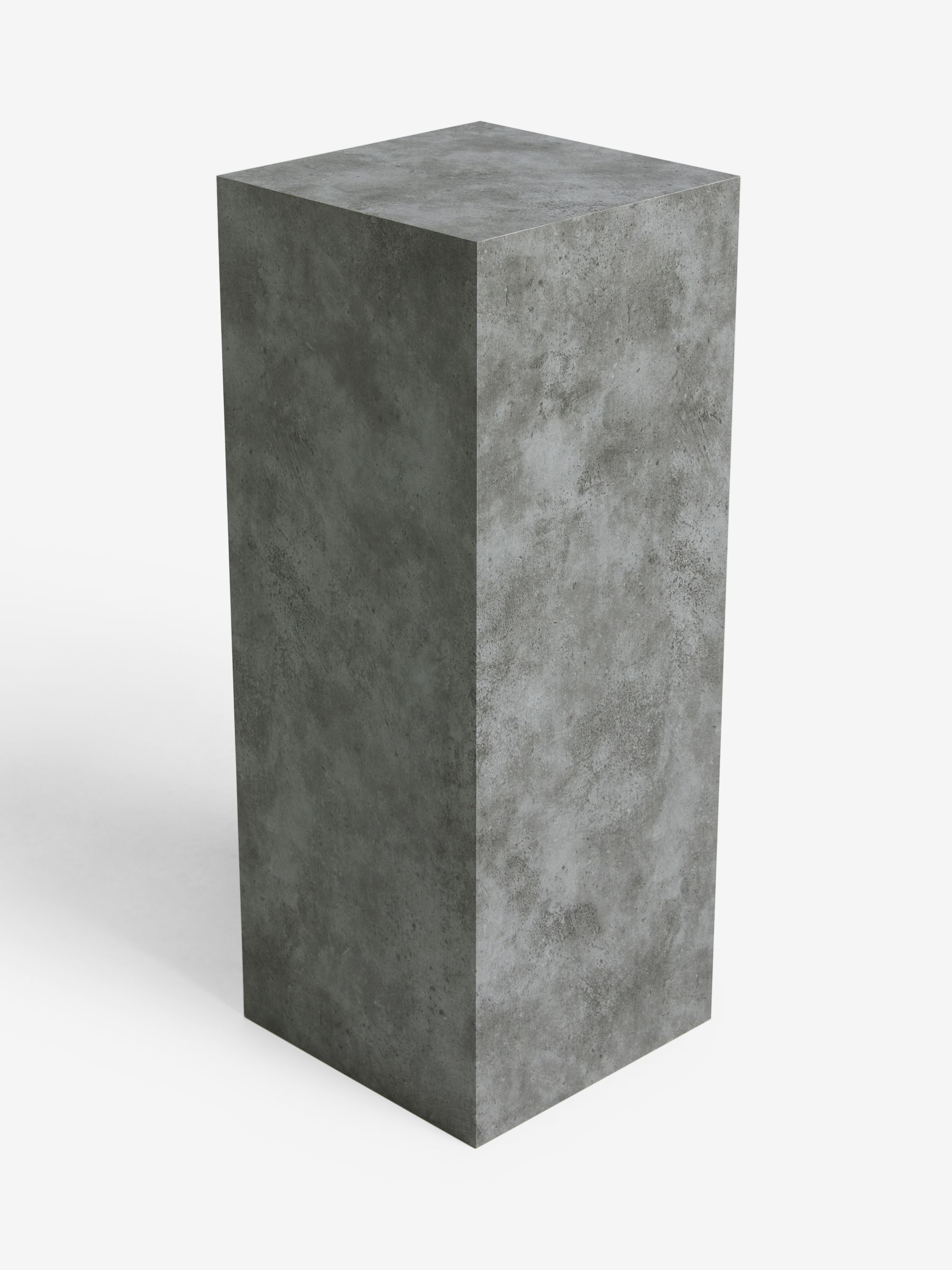 Buy Grey Concrete Effect Plinth Large Side Table from the Next UK ...