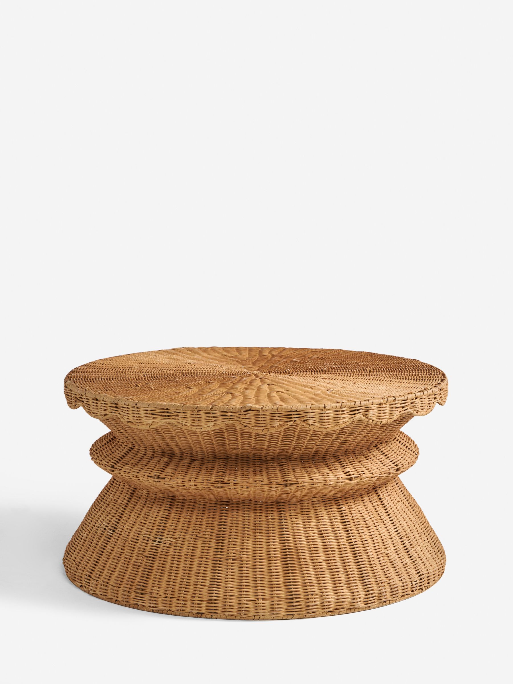 Buy Natural Rattan Scallop Storage Coffee Table from the Next UK online ...