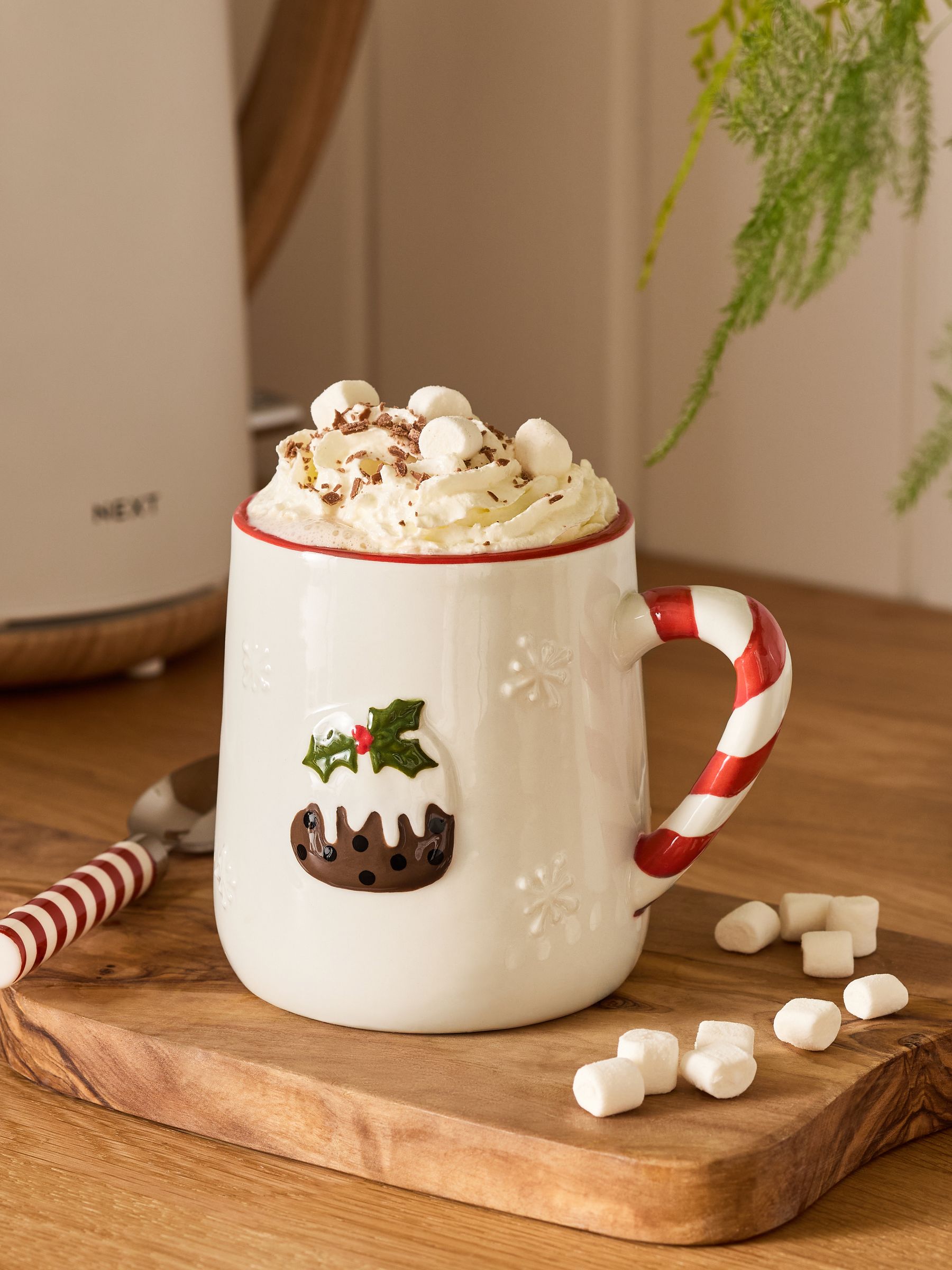 Buy Natural/Brown Xmas Pudding Christmas Mug from the Next UK online shop