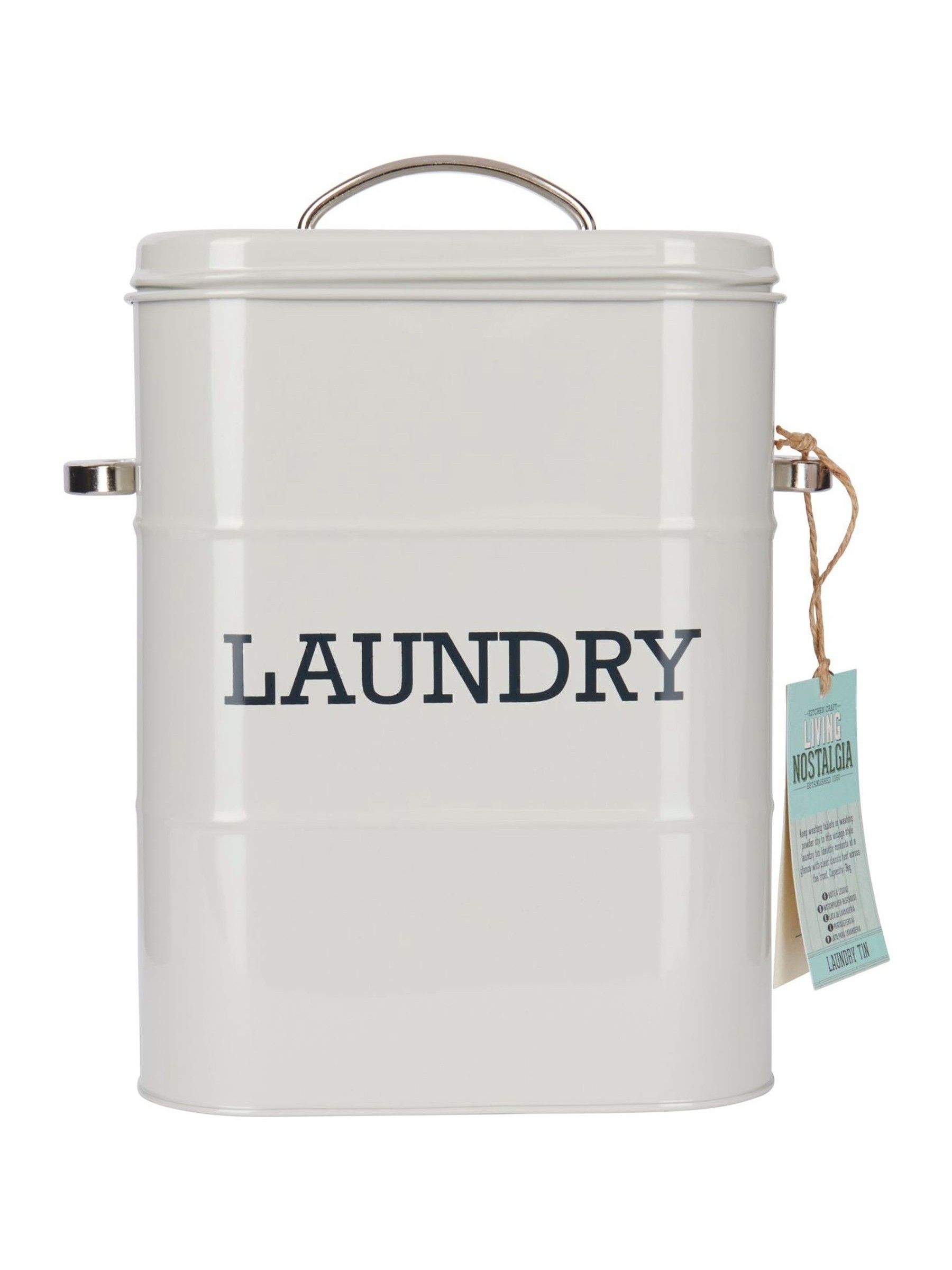 Buy Kitchencraft Grey Vintage Style Laundry Powder Tin from the Next UK ...