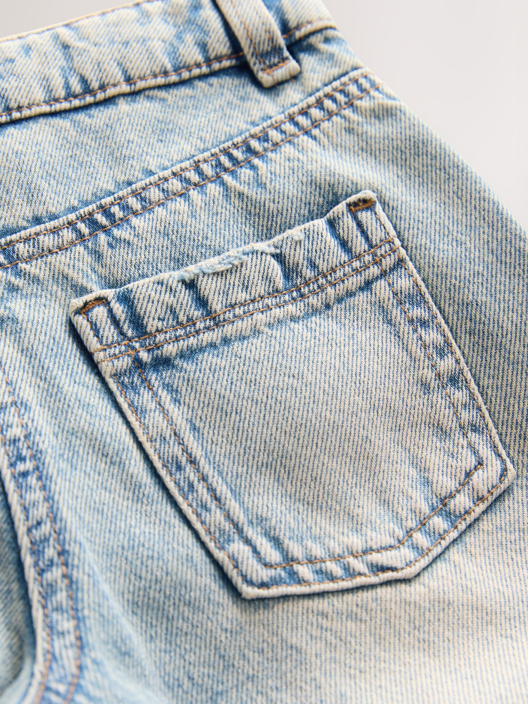 Buy Denim Fray Seam Wide Leg Jeans (3-16yrs) from the Next UK online shop