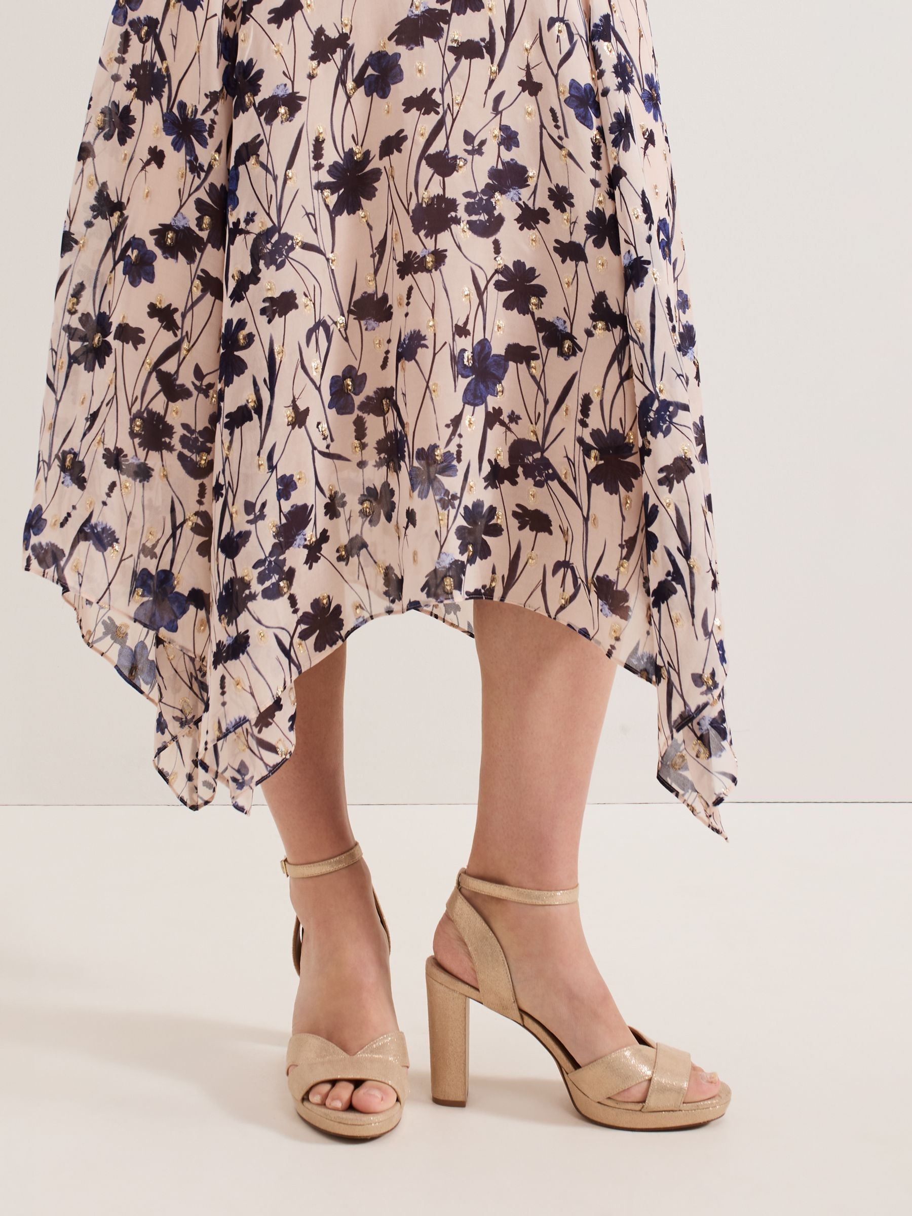 Buy Phase Eight Natural Phase Eight Natural Platform Sandals from the ...