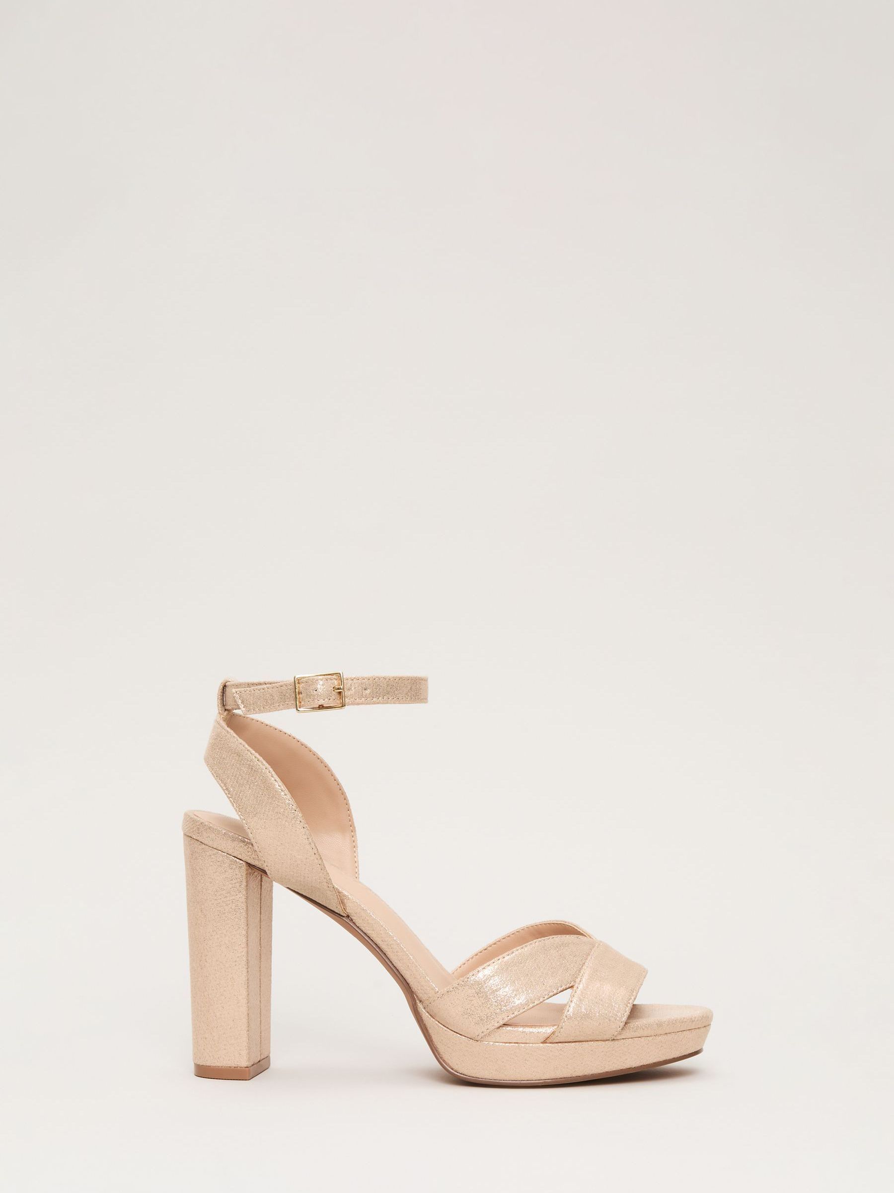 Buy Phase Eight Natural Phase Eight Natural Platform Sandals from the ...