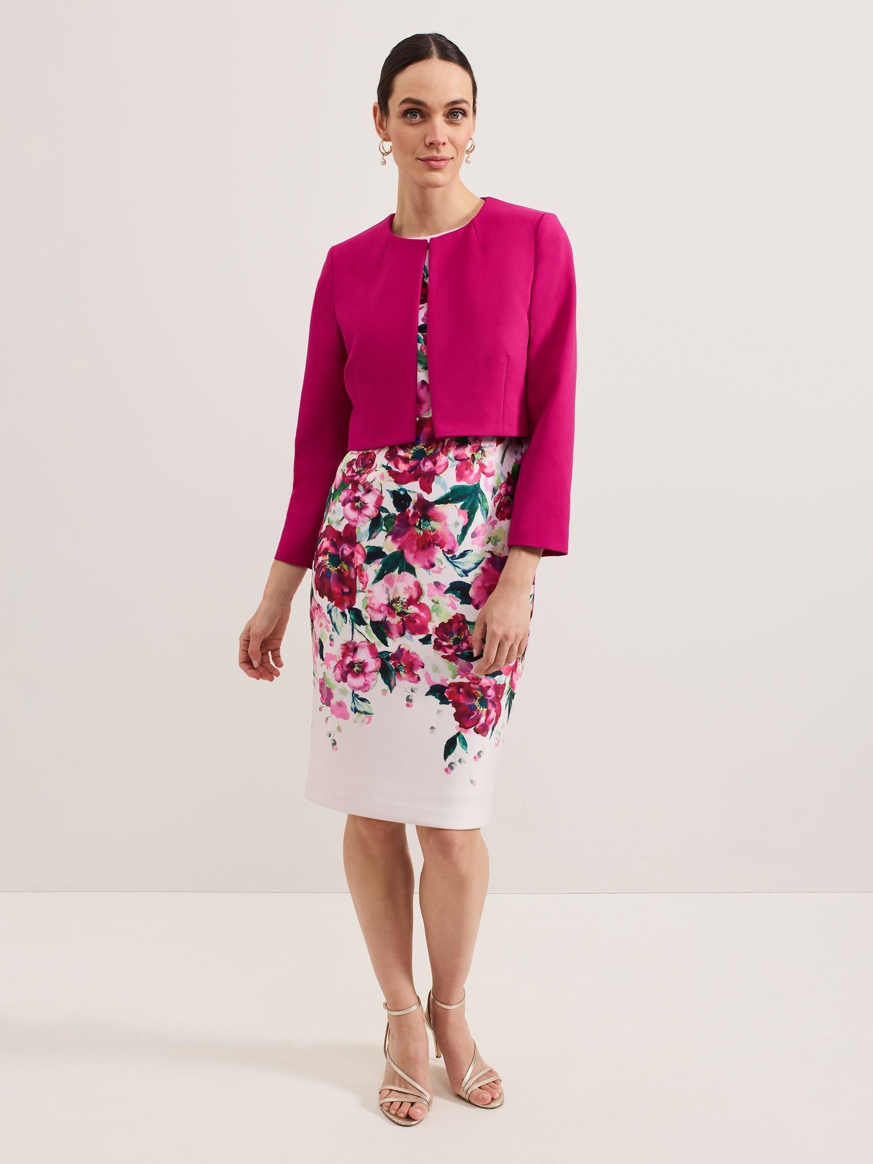 Buy Phase Eight Pink Phoebe Cropped Jacket from the Next UK online shop