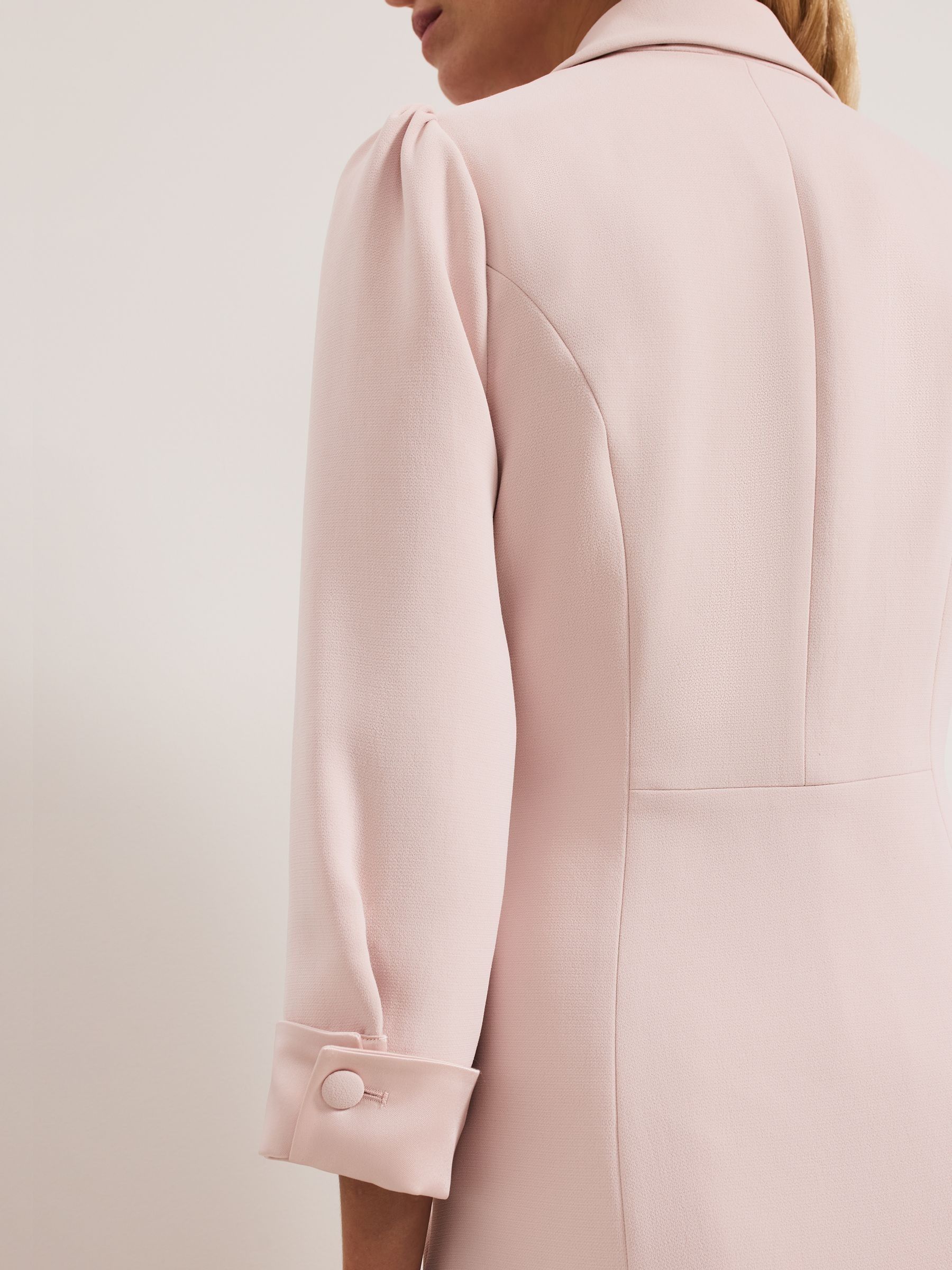Buy Phase Eight Pink Paloma Tux Midi Dress from the Next UK online shop
