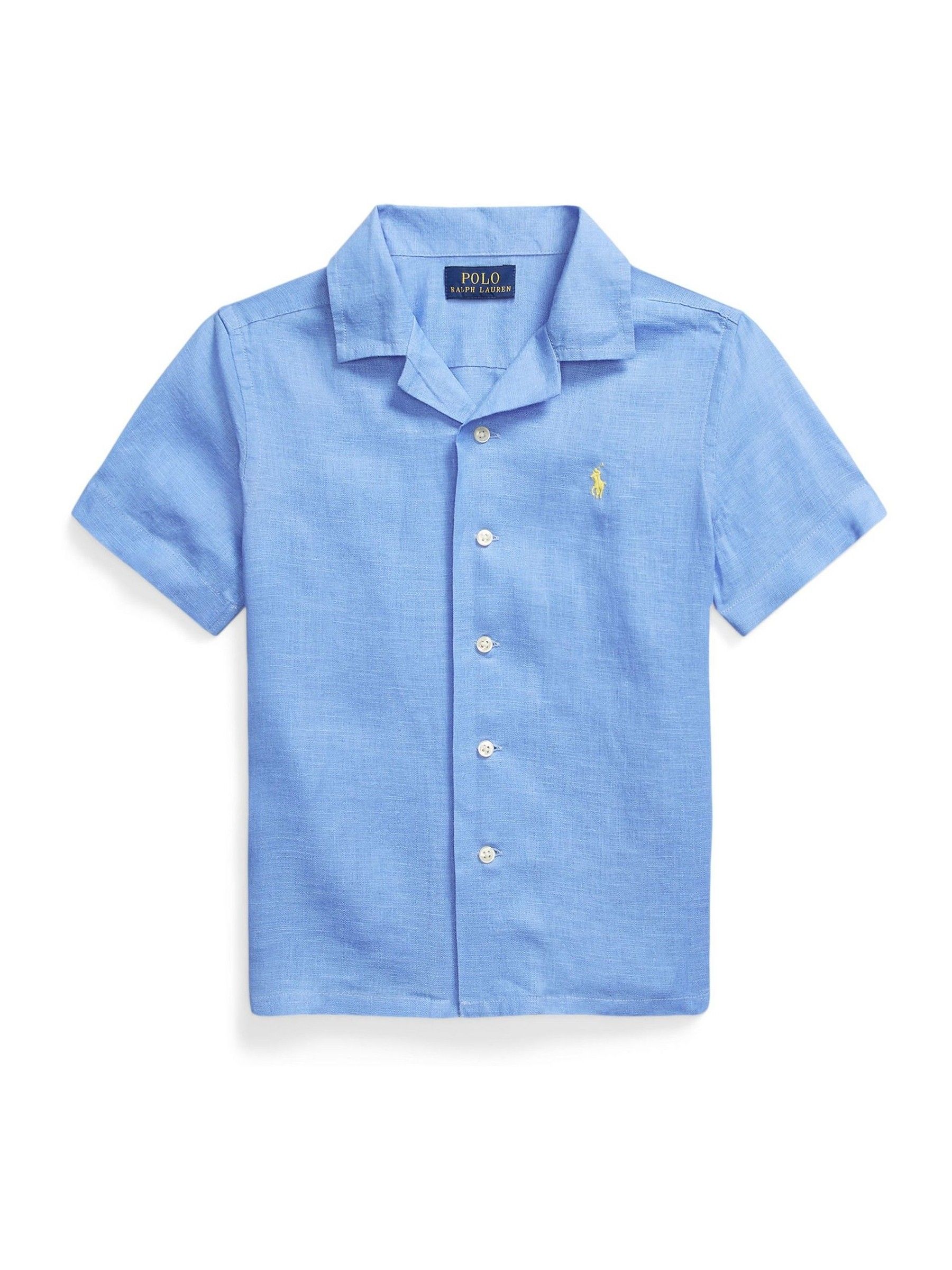 Buy Polo Ralph Lauren Blue Linen Camp Collar Shirt from Next Australia