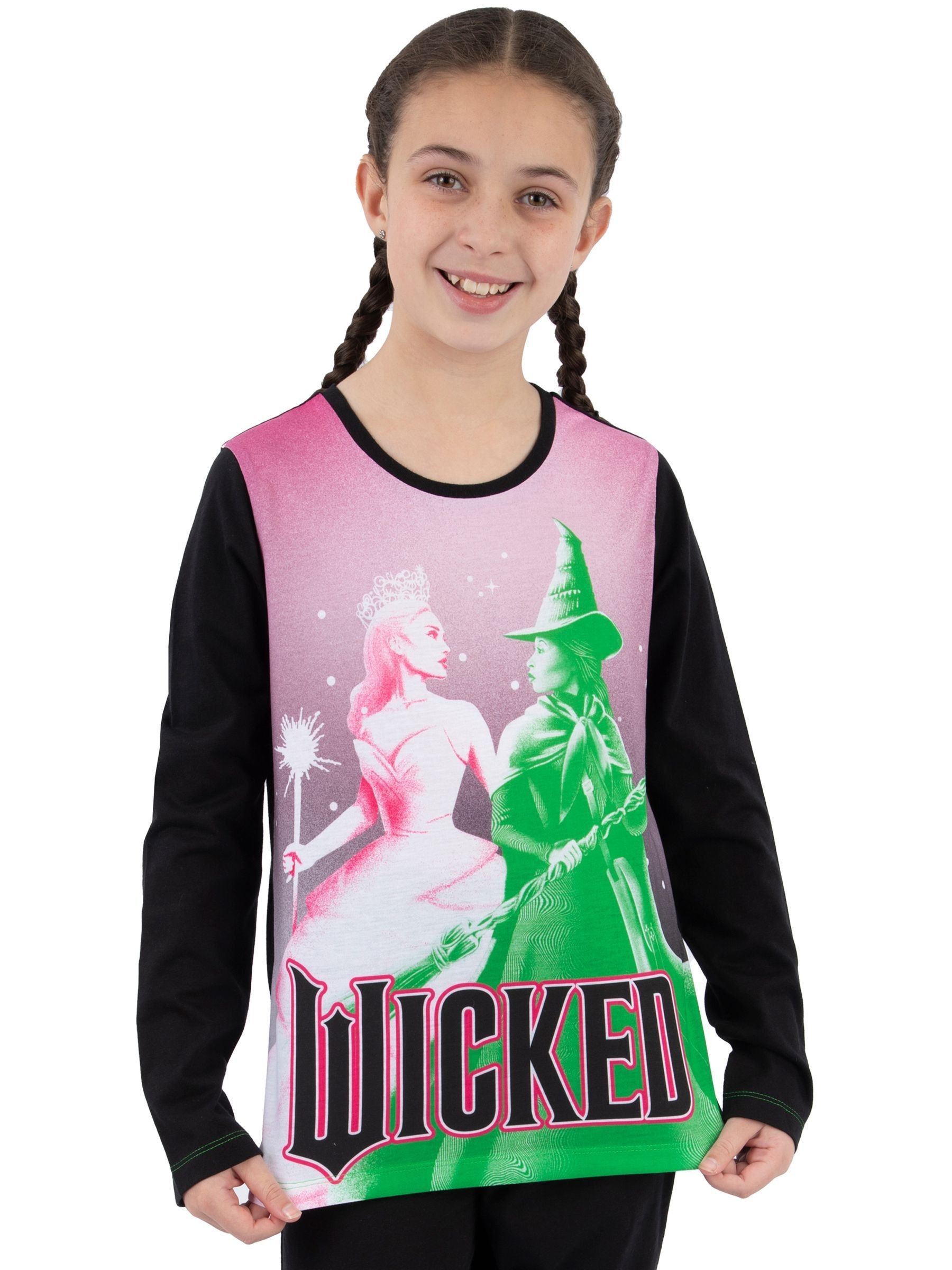 Buy Character Black Wicked Elphaba Long Sleeve 100% Cotton Pyjamas Set ...