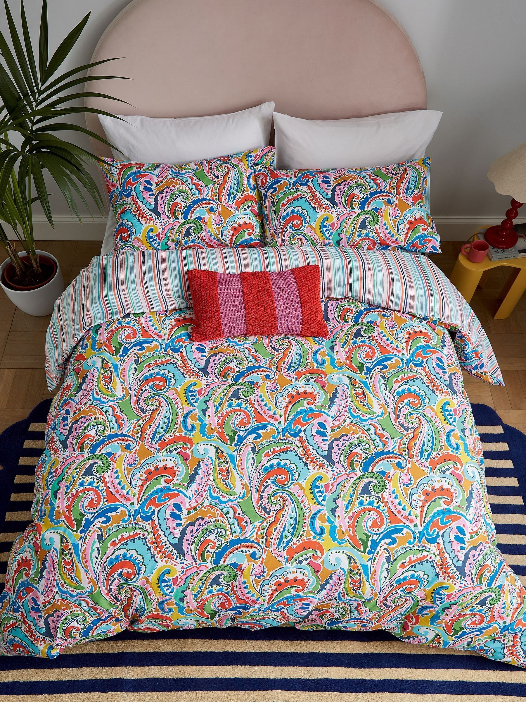 Buy Helena Springfield Multi Penny Duvet Cover and Pillowcase Set from ...