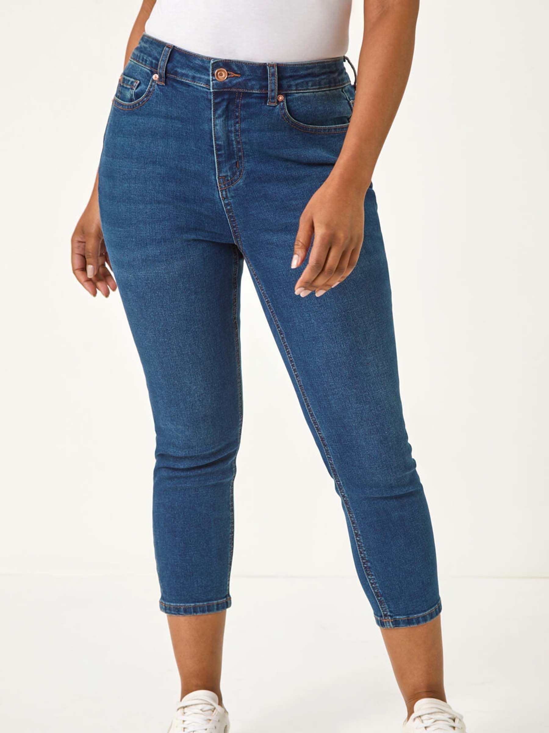Buy Roman Blue Sky Slim Crop Stretch Jeans from the Next UK online shop