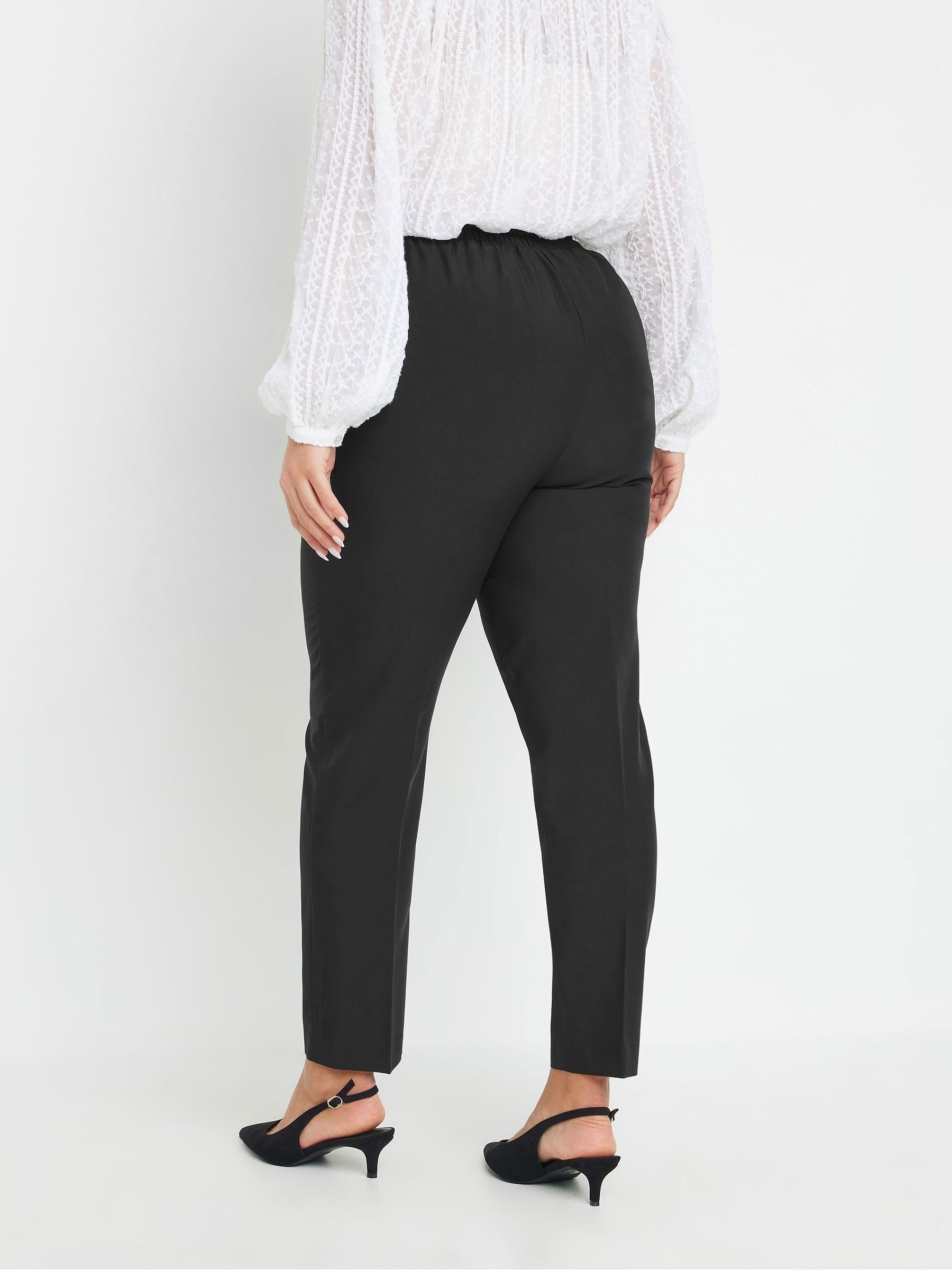 Buy Yours Curve Pull On Elastic Back Trousers from Next Netherlands