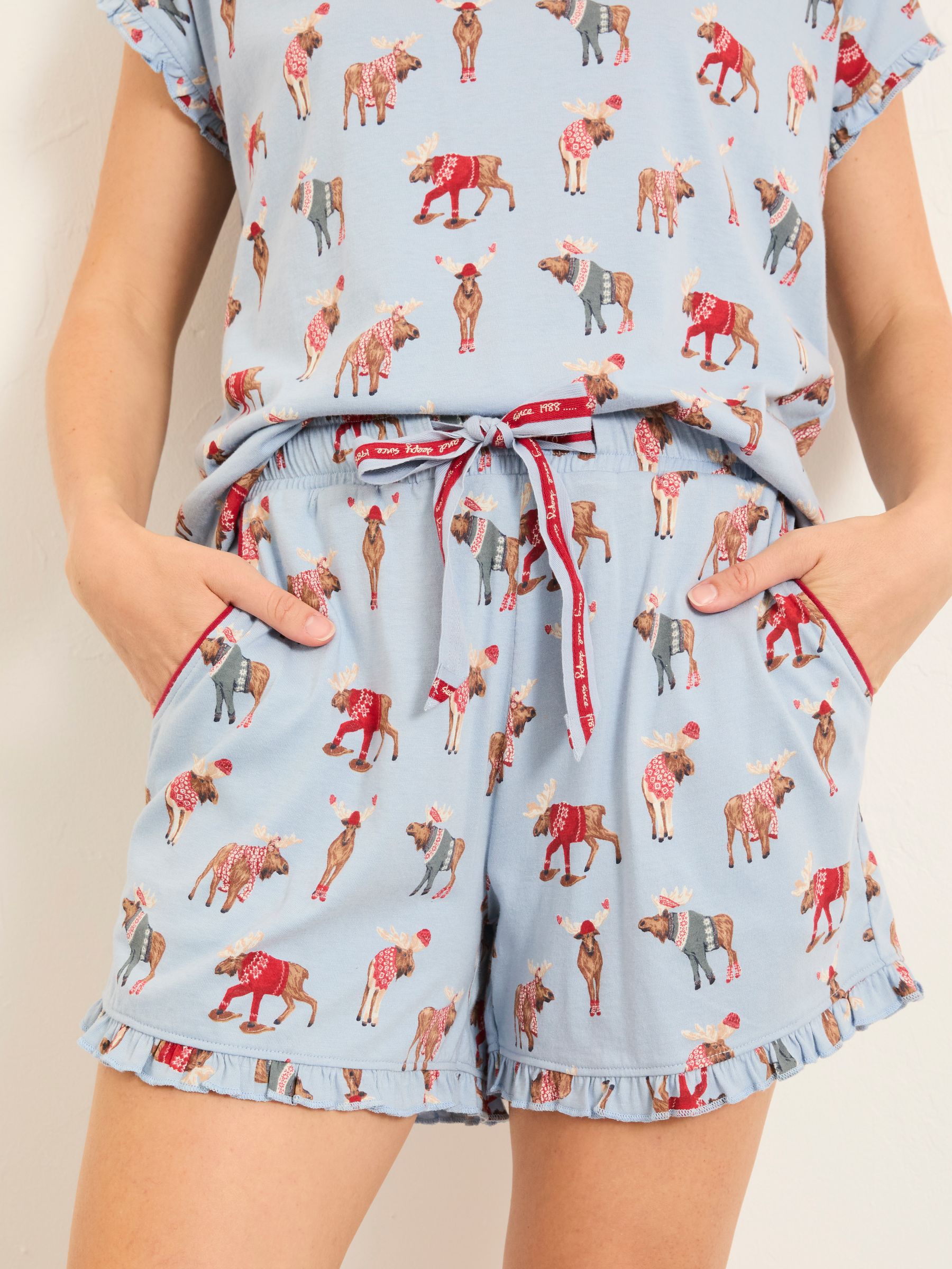 Buy FatFace Shelter Moose Jersey Pyjama Set from Next Netherlands