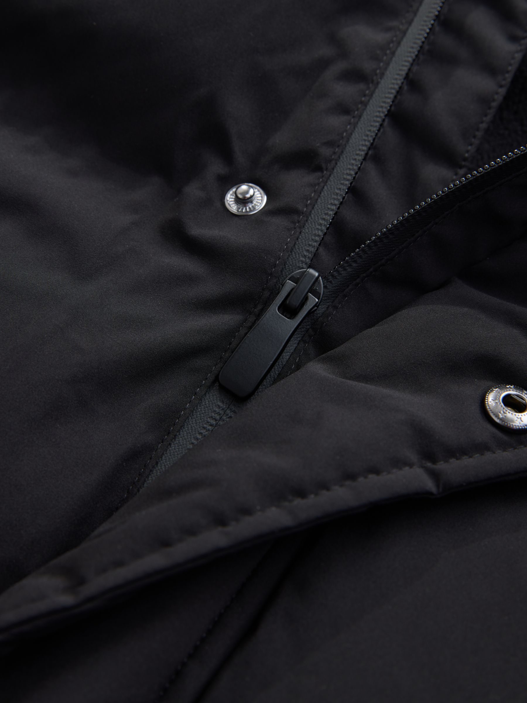 Buy Black ThermoGen Shower Resistant Puffer Jacket from the Next UK ...