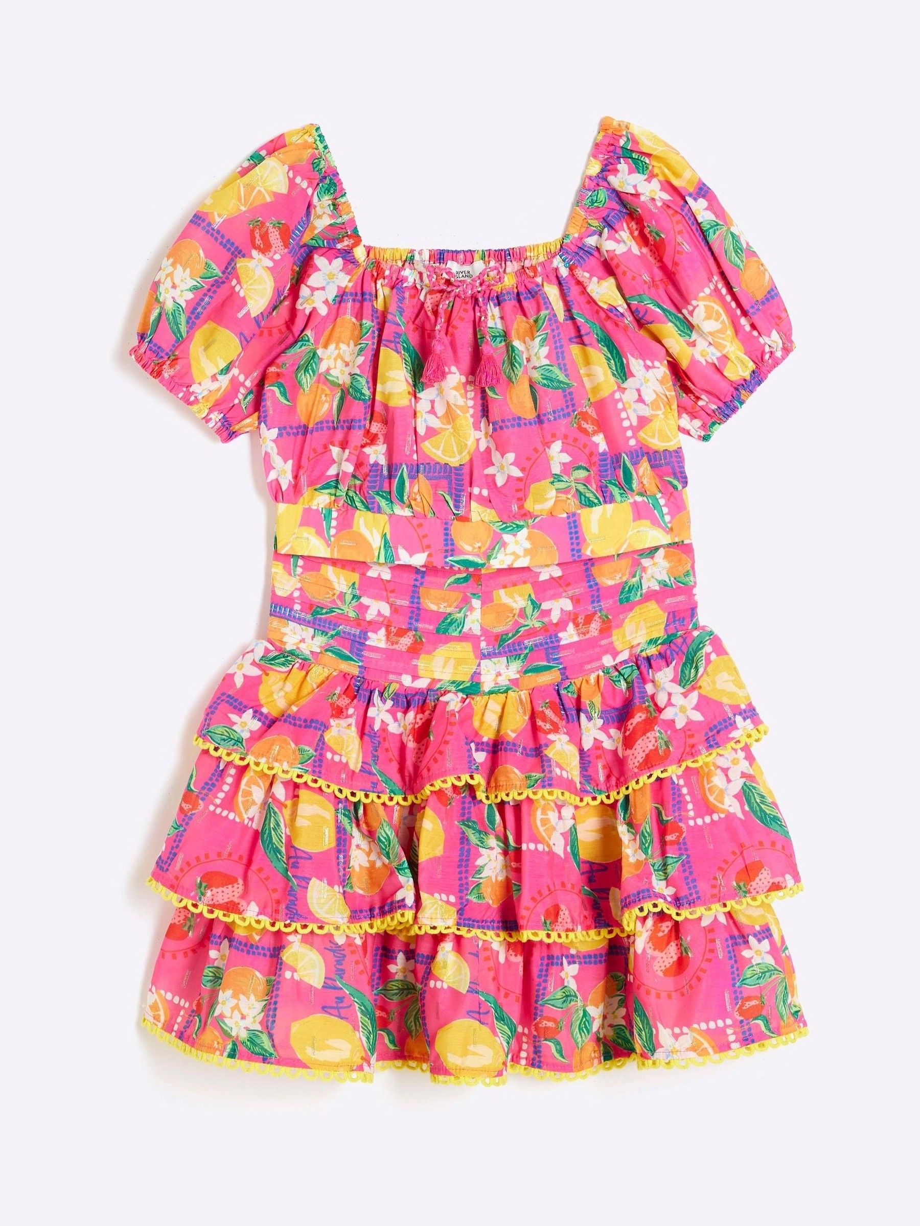 Buy River Island Pink/Yellow Bandana Rara Skirt Set from the Next UK ...