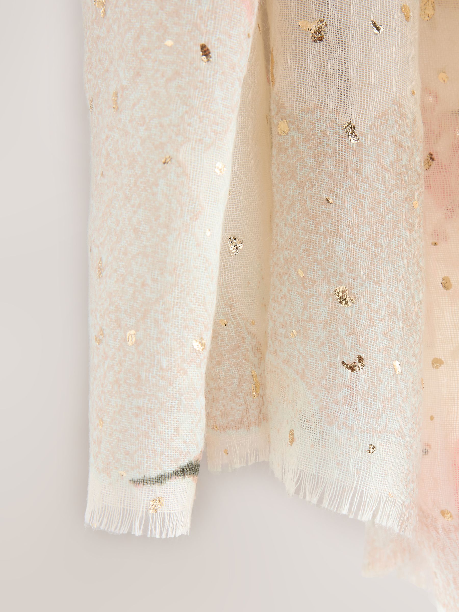 Buy Blue Floral Sprigs Lightweight Scarf from Next Israel