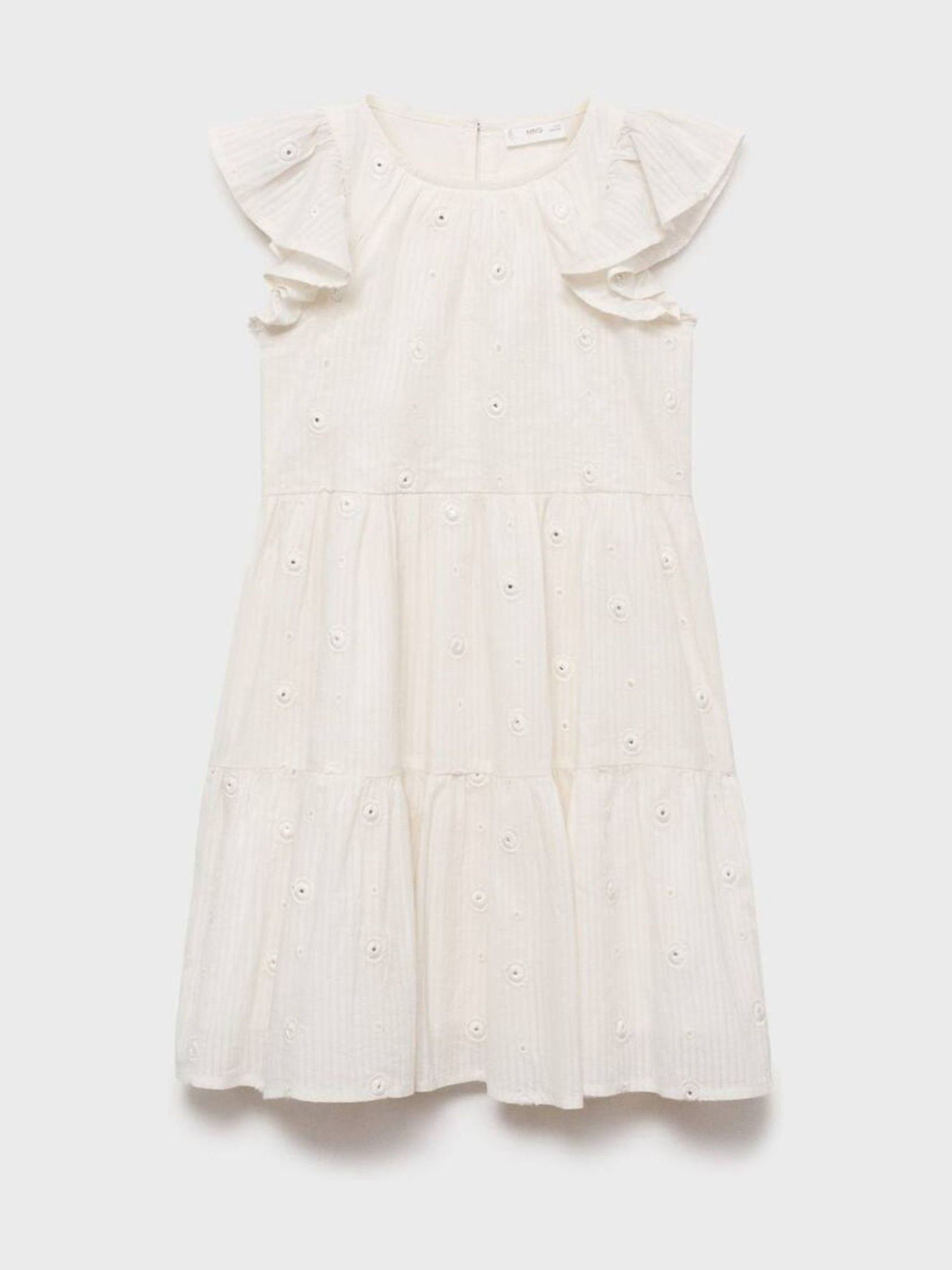Buy Mango Cream Polka-Dots Cotton Dress from the Next UK online shop