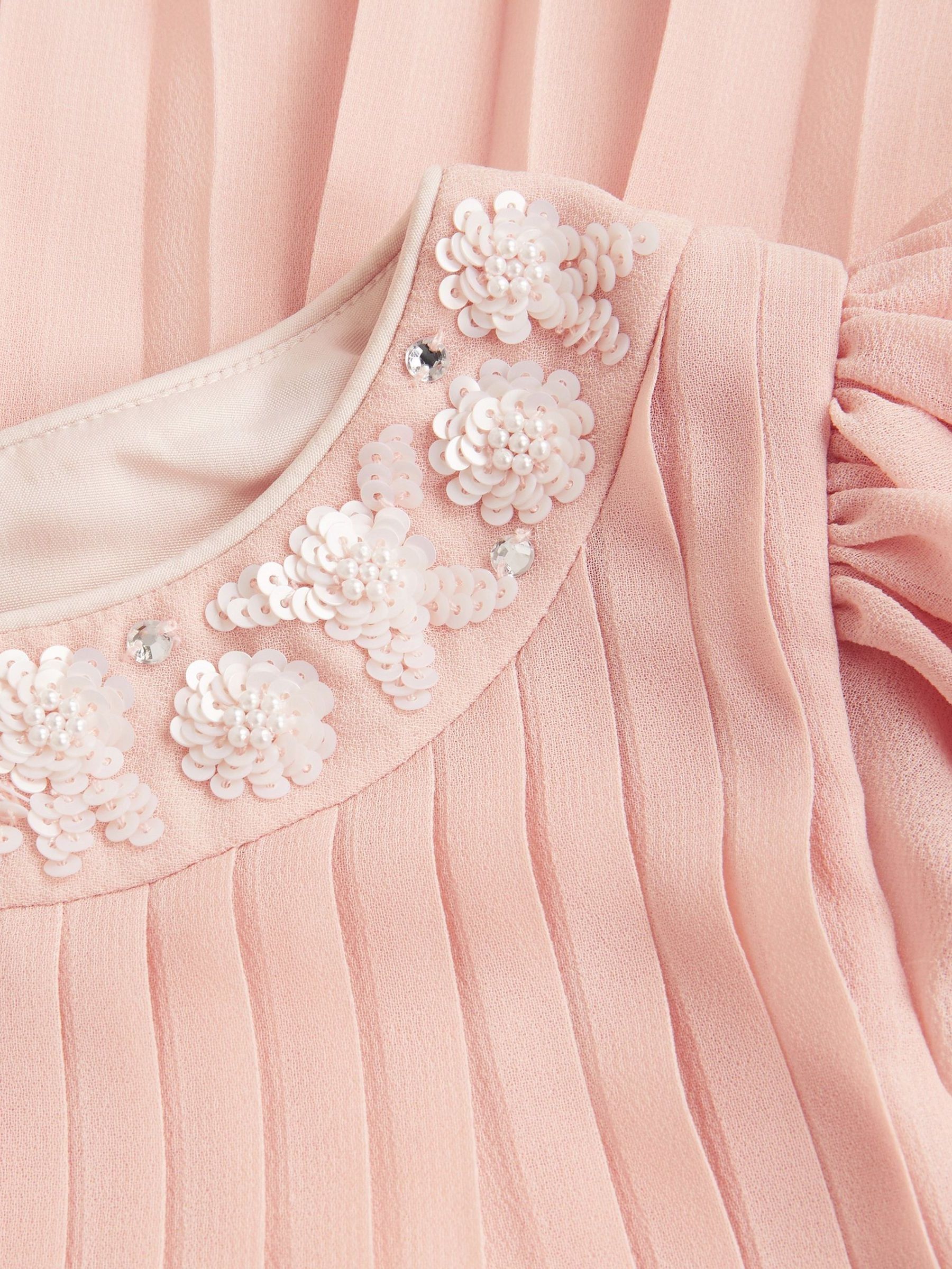 Buy Monsoon Pink Nellie Pleated Bridesmaid Dress from Next Australia