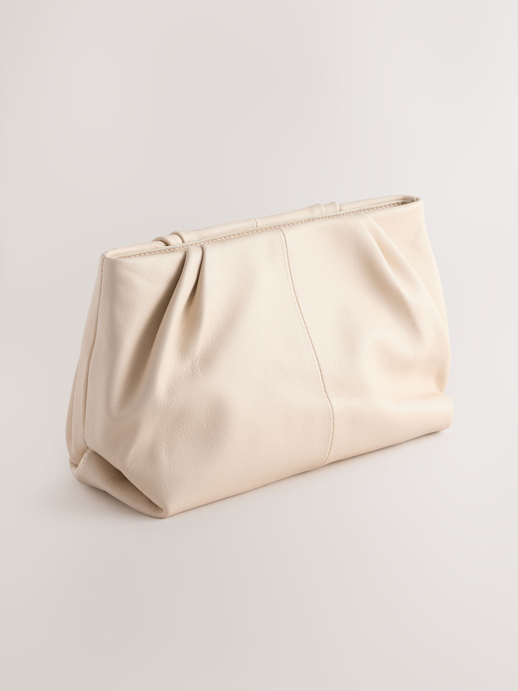 Buy Bone Leather Snap Clutch Bag from the Next UK online shop